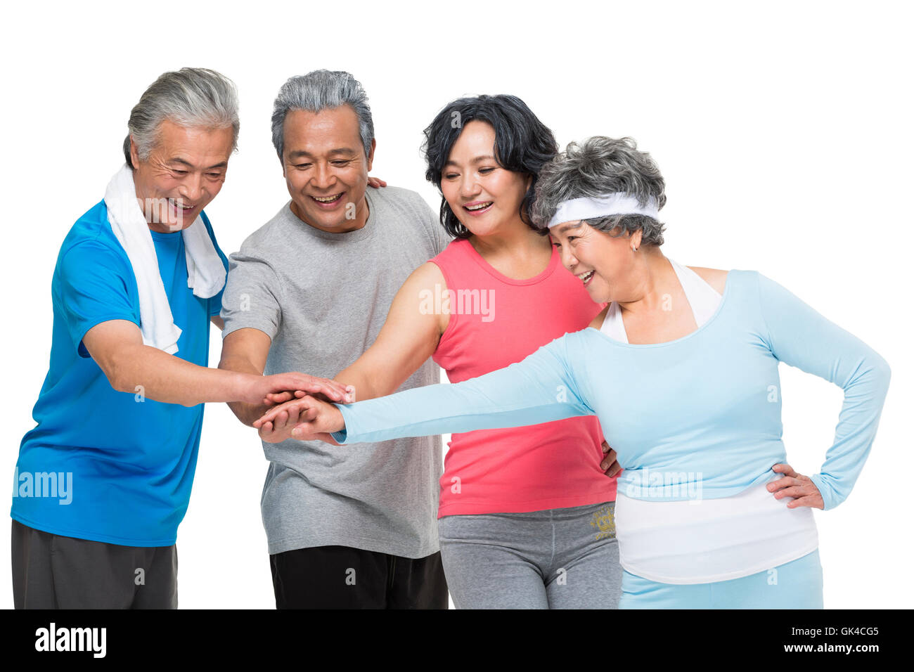 Elderly Exercise gym Stock Photo - Alamy