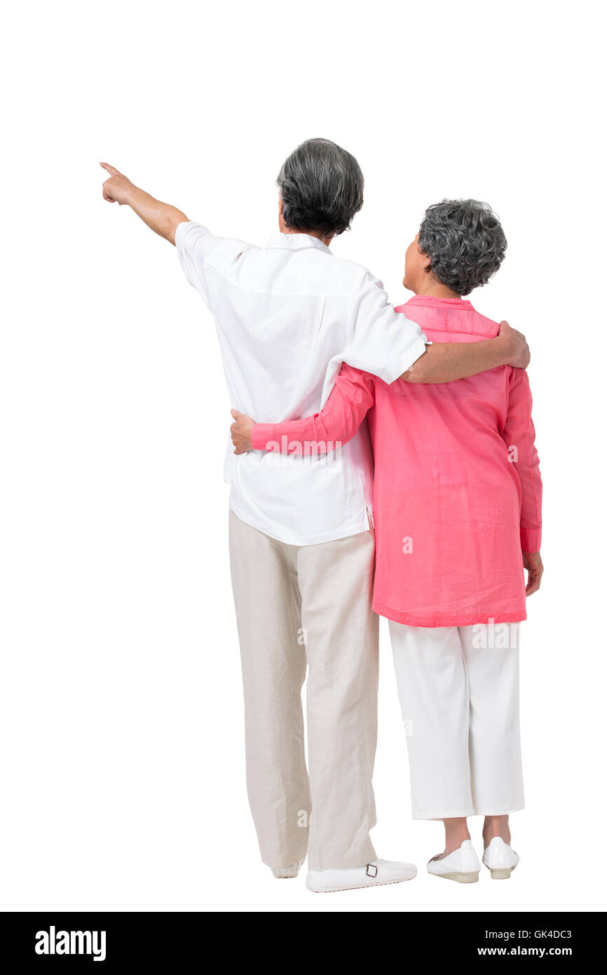 Happy elderly couple Stock Photo - Alamy