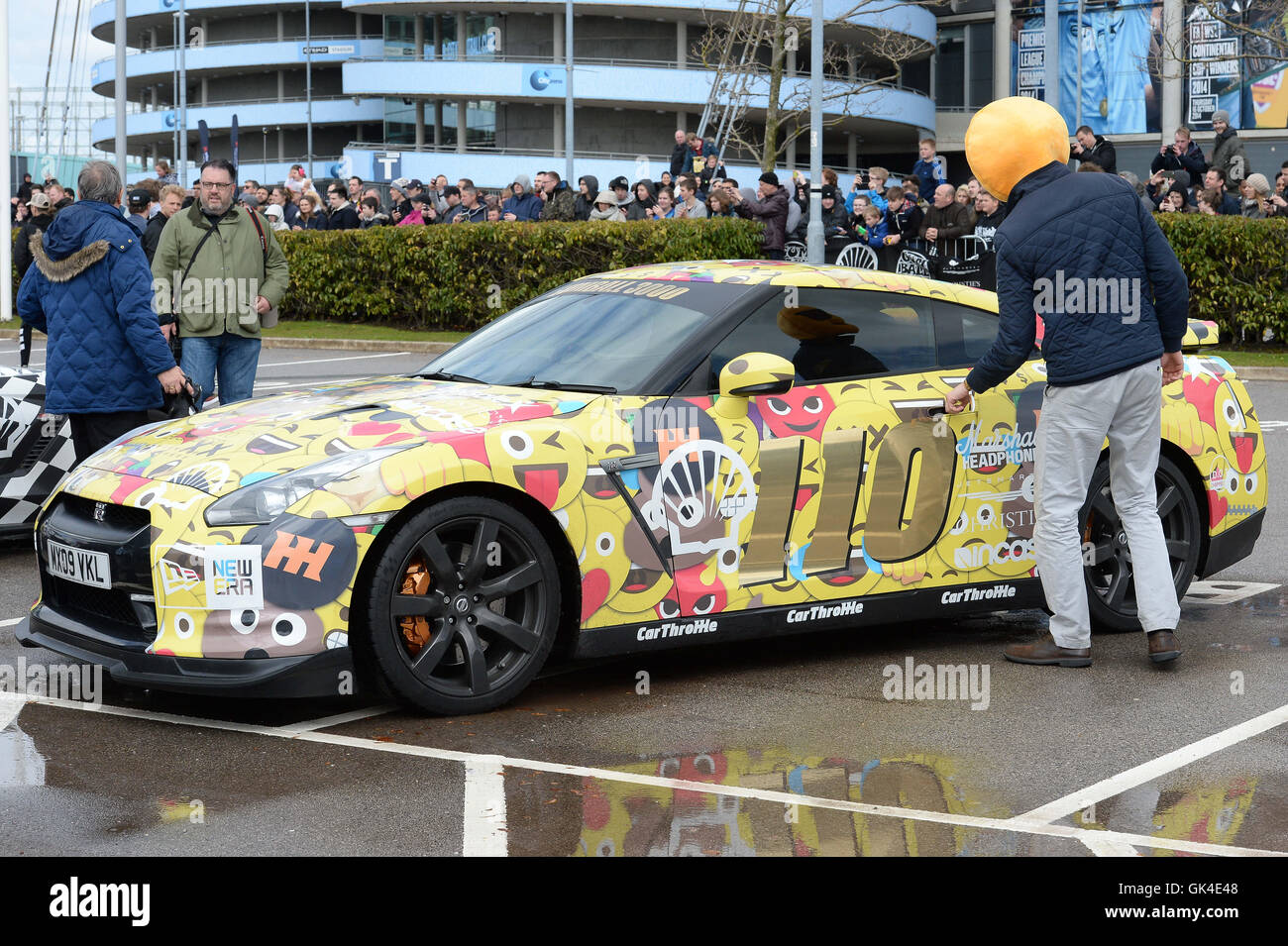 The Gumball 3000 Rally arrives at the Etihad Stadium in Manchester ...