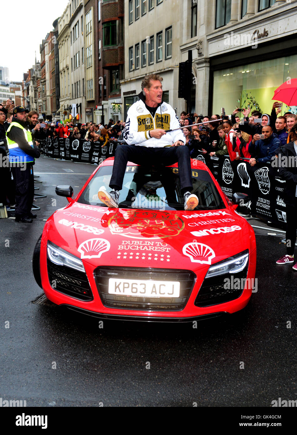 The Gumball 3000 Rally arrives in London Featuring: David Hasselhoff ...