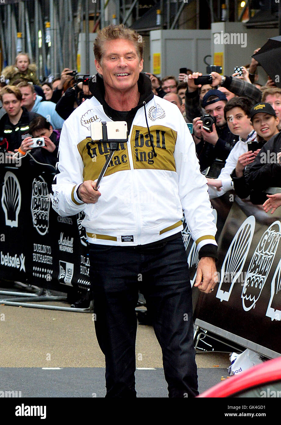 The Gumball 3000 Rally arrives in London Featuring: David Hasselhoff ...
