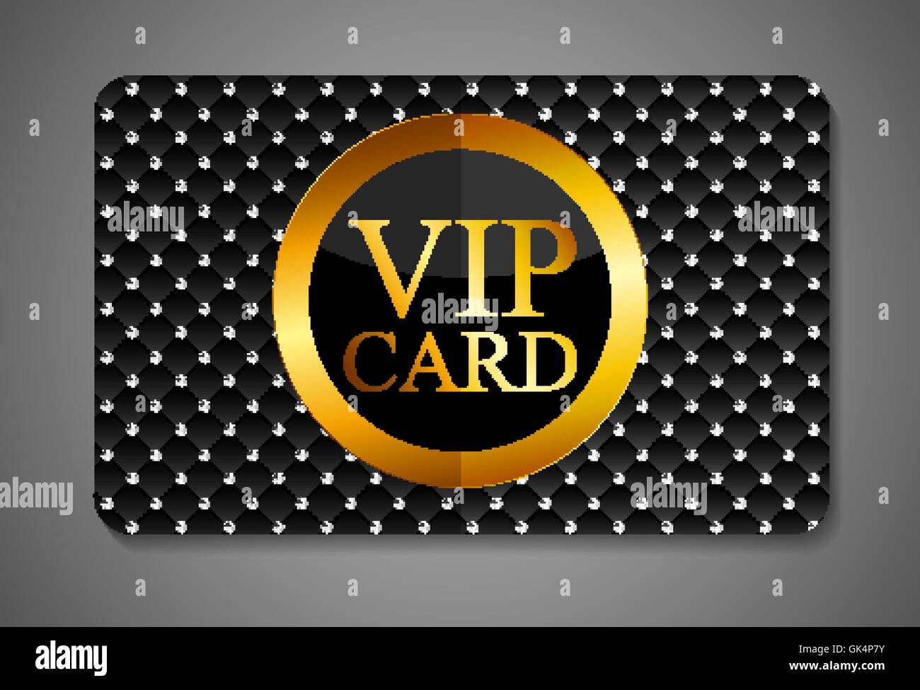 Elegant Dark VIP Card Vector Illustration Stock Vector Image & Art - Alamy