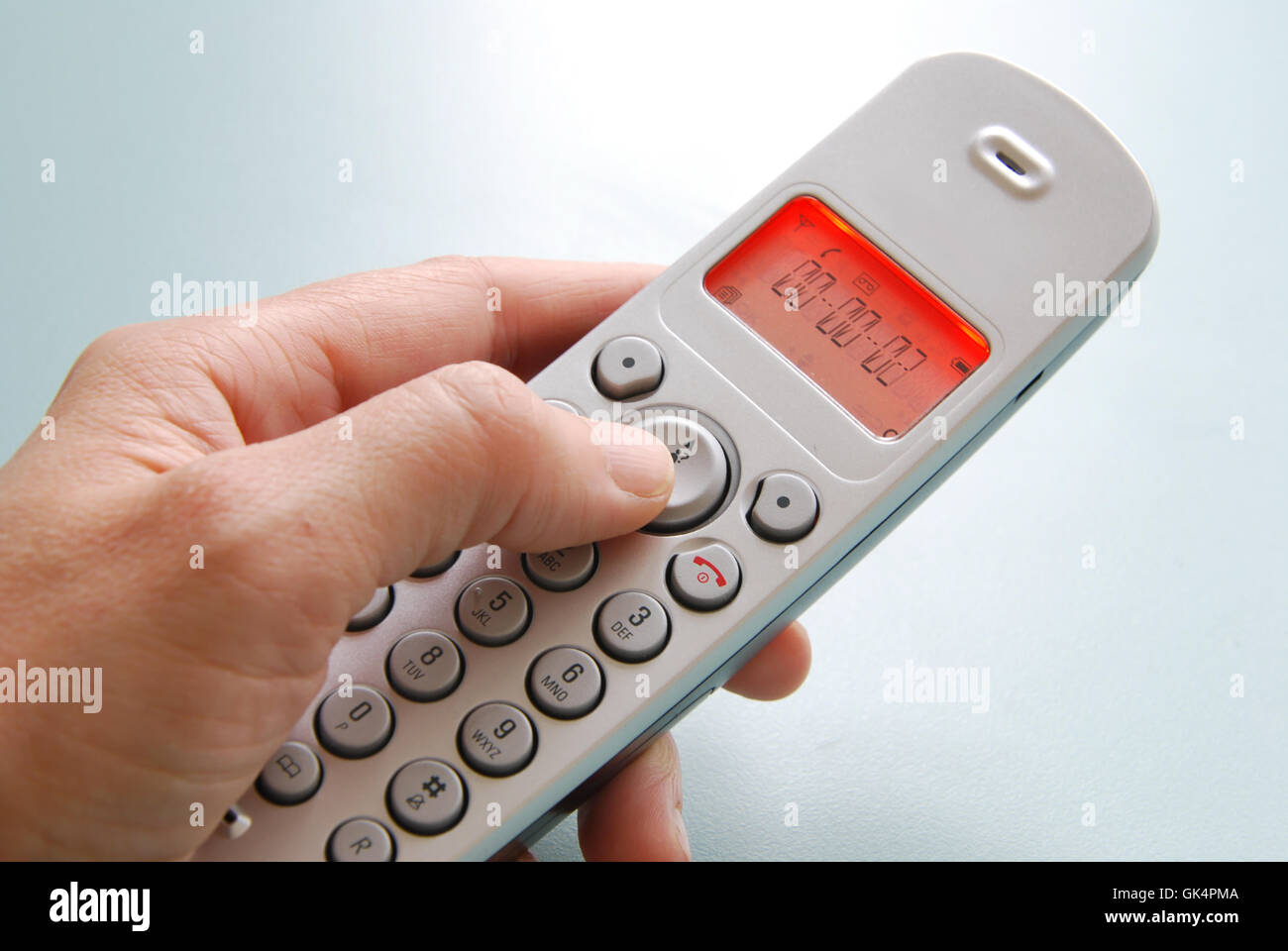 hand with phone Stock Photo - Alamy