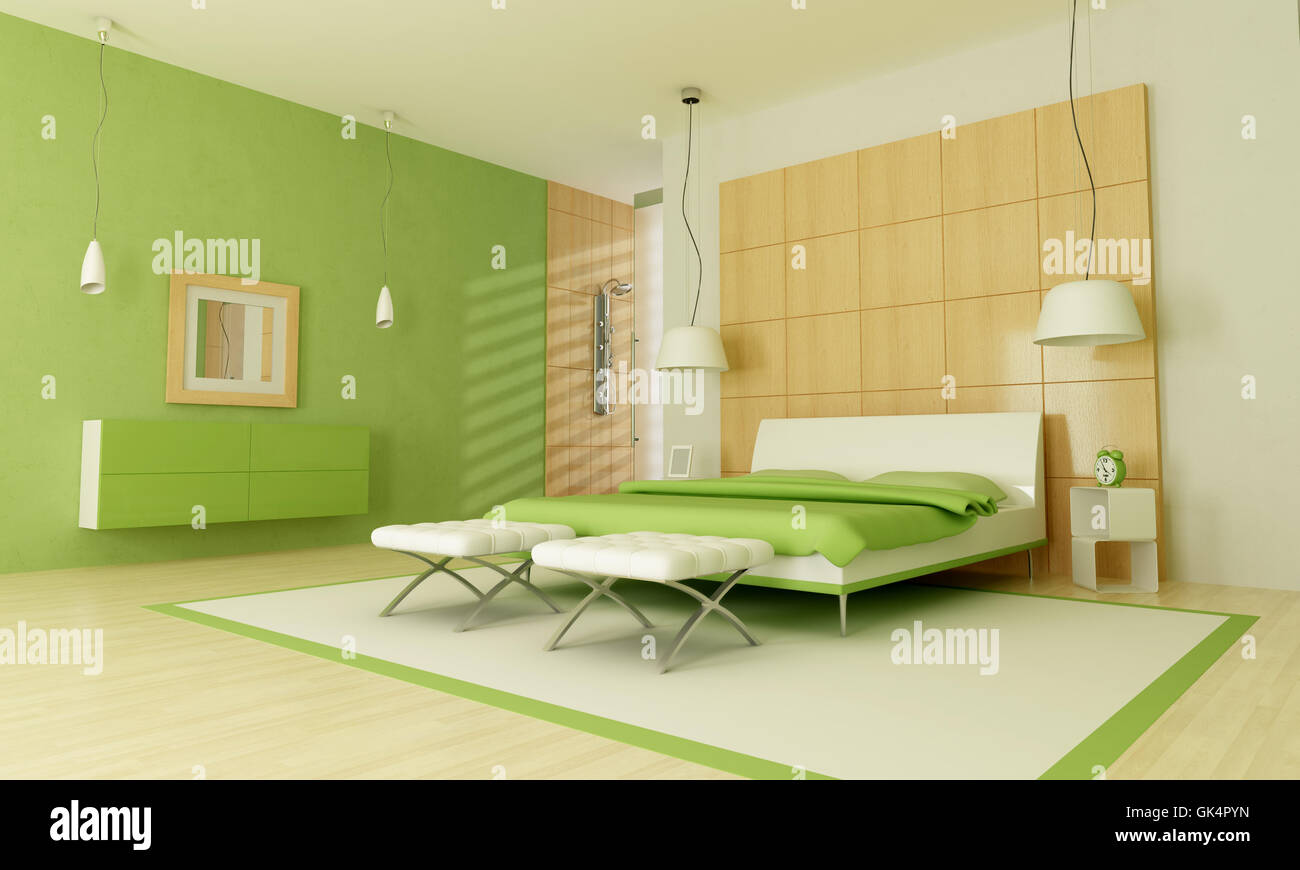 furniture bed interior Stock Photo - Alamy