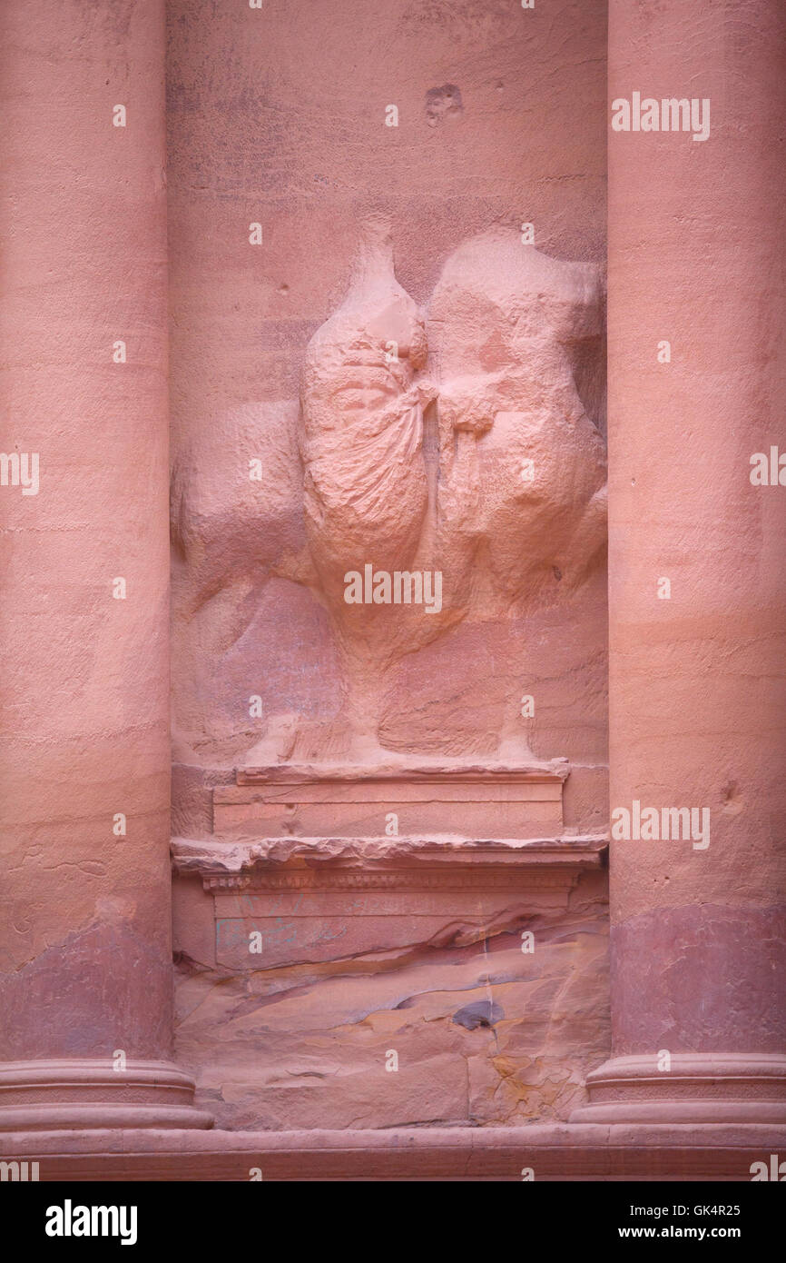Inside treasury petra jordan hi-res stock photography and images - Alamy