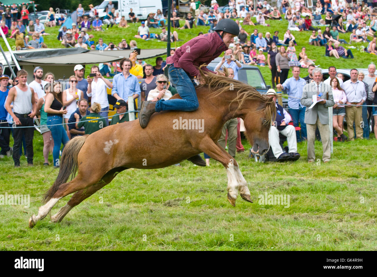 One of the last country shows in the UK to still feature rodeo riding ...