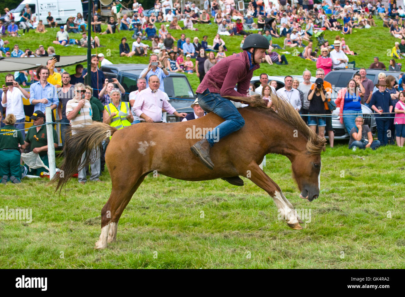 One of the last country shows in the UK to still feature rodeo riding ...