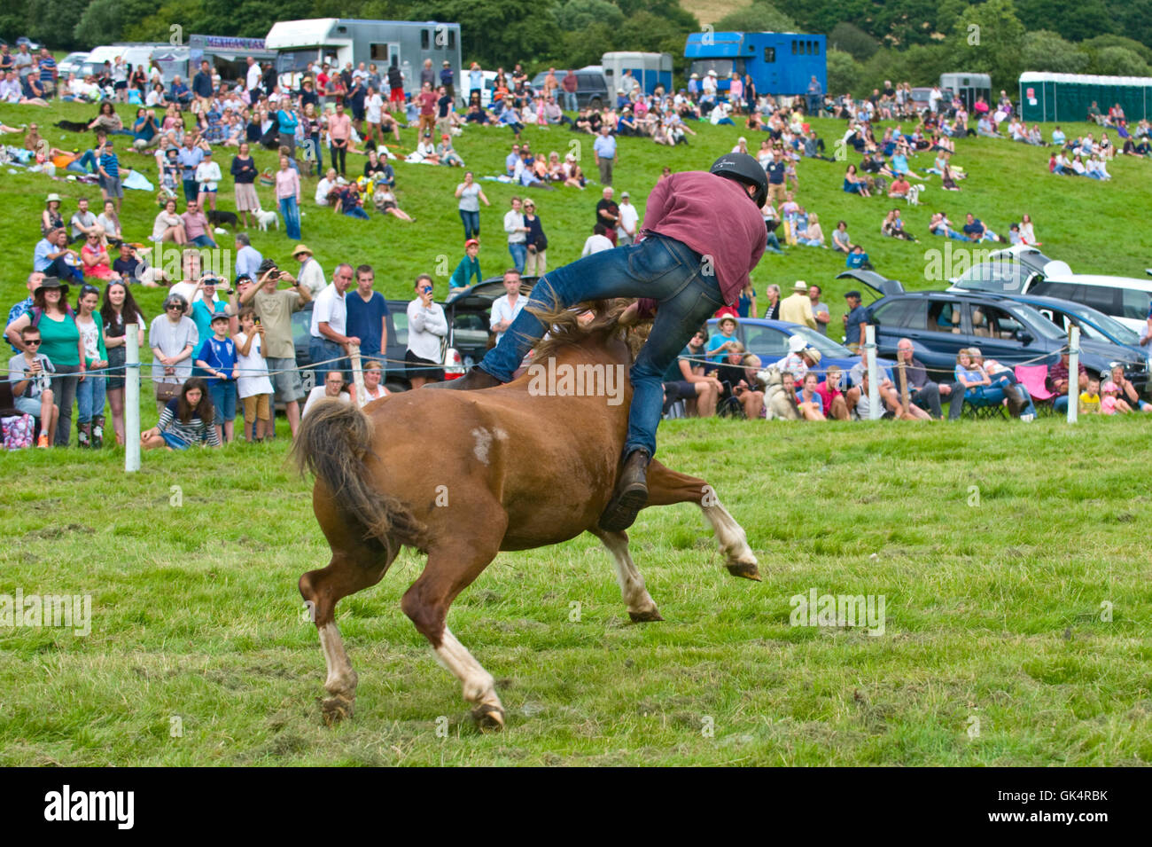 One of the last country shows in the UK to still feature rodeo riding ...