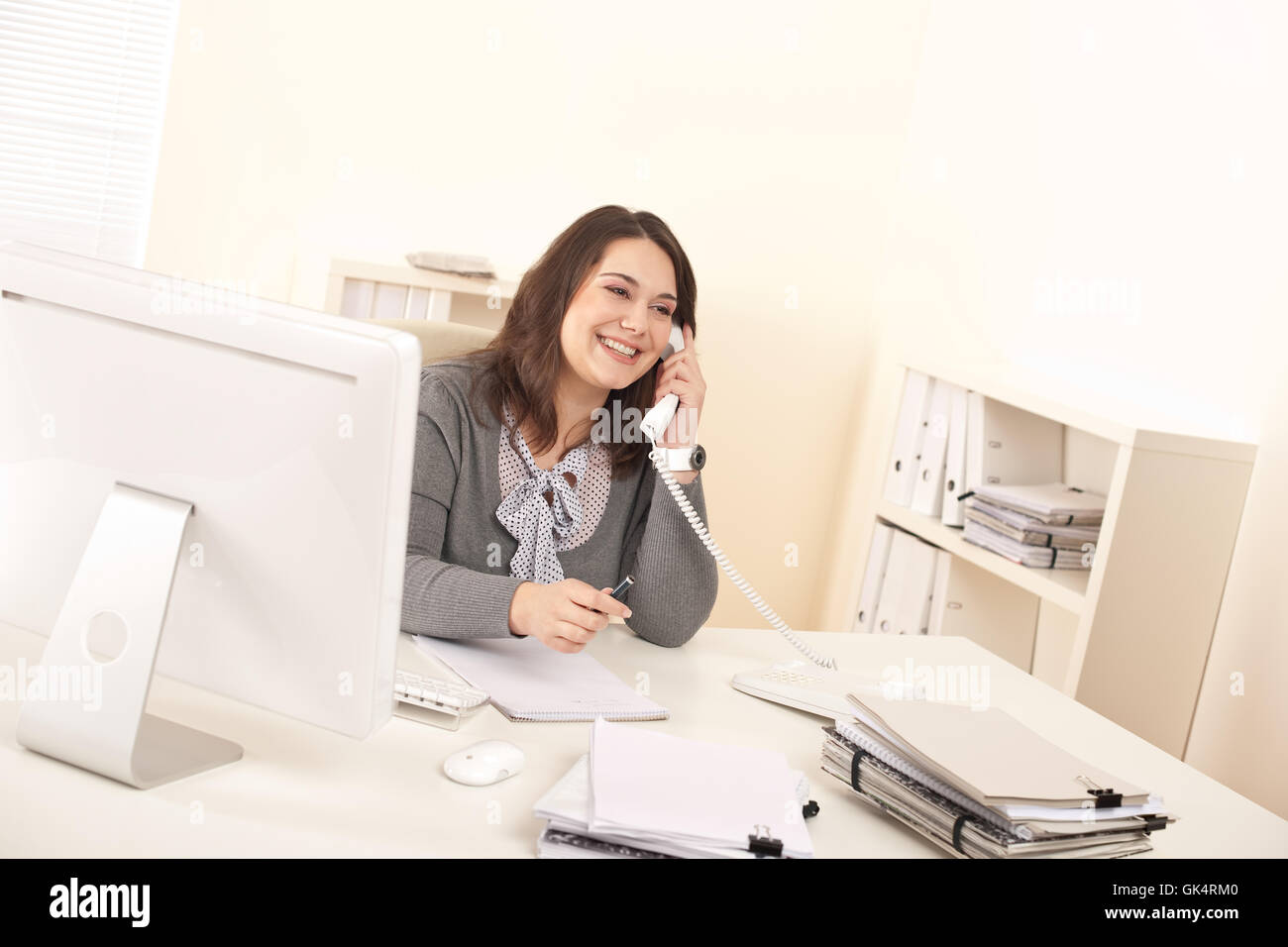 woman office secretary Stock Photo - Alamy