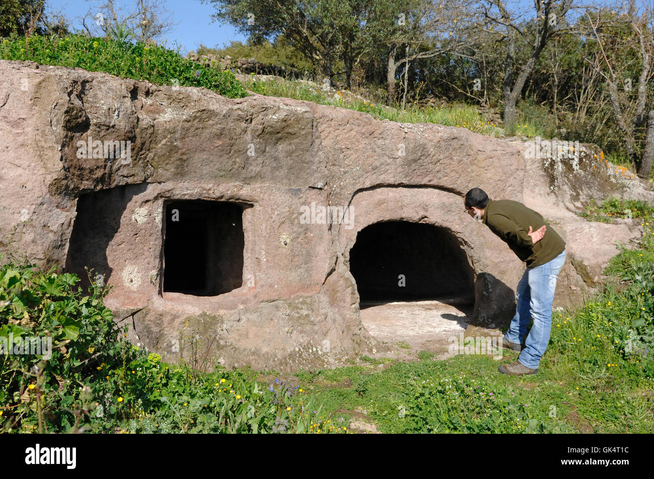 Sardinia domus de janas hi-res stock photography and images - Alamy