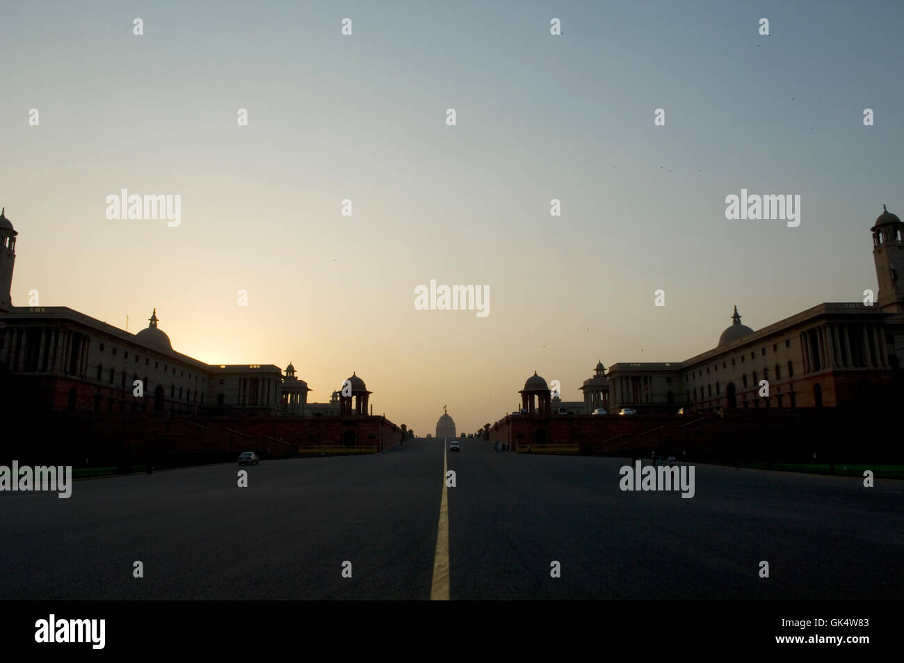 Delhi, North-Central India, India --- Indian Goverment buildings and ...