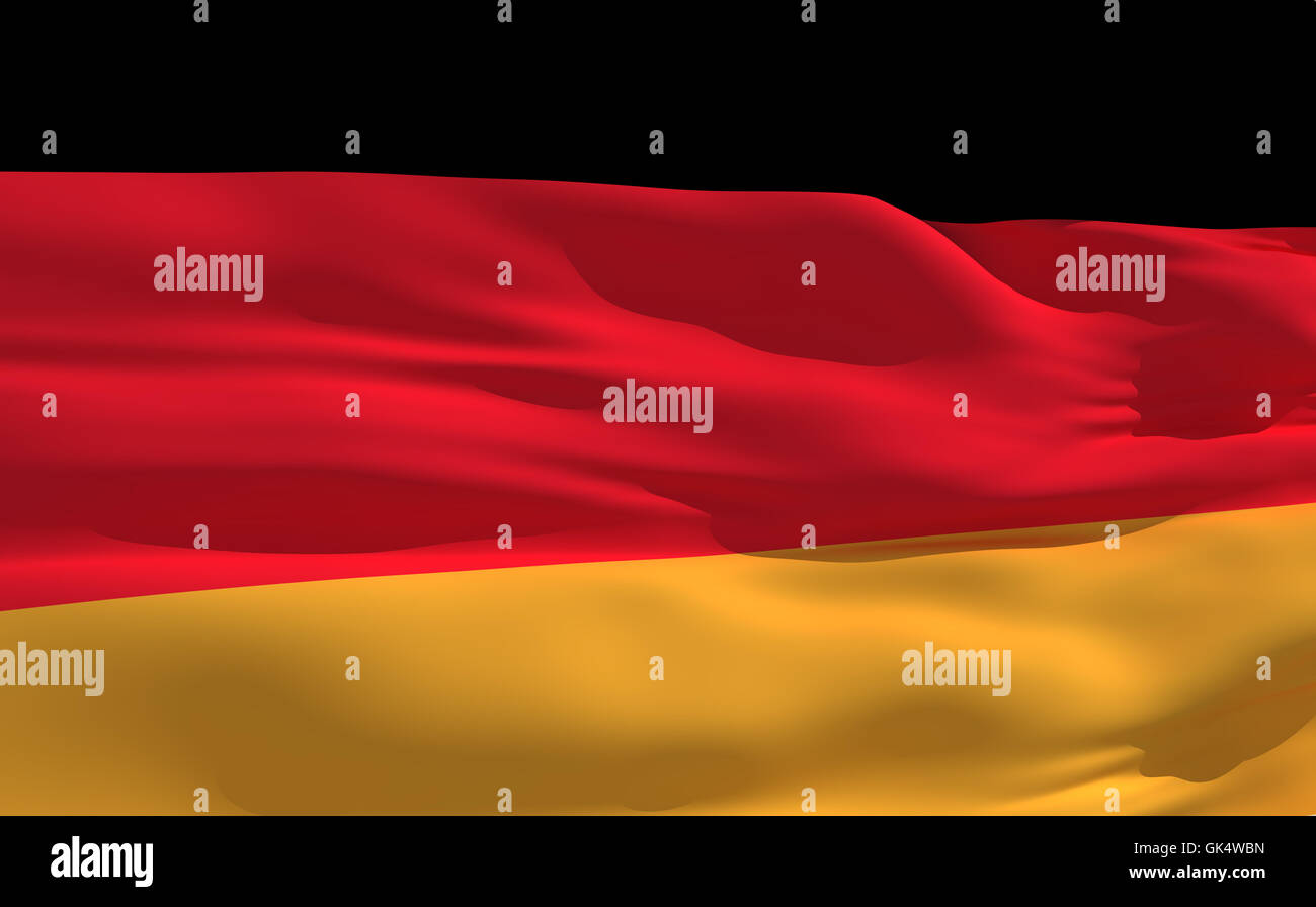 Closeup single german flag hi-res stock photography and images - Alamy