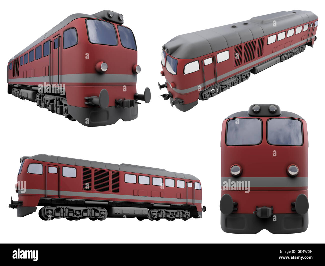 railway locomotive train Stock Photo - Alamy