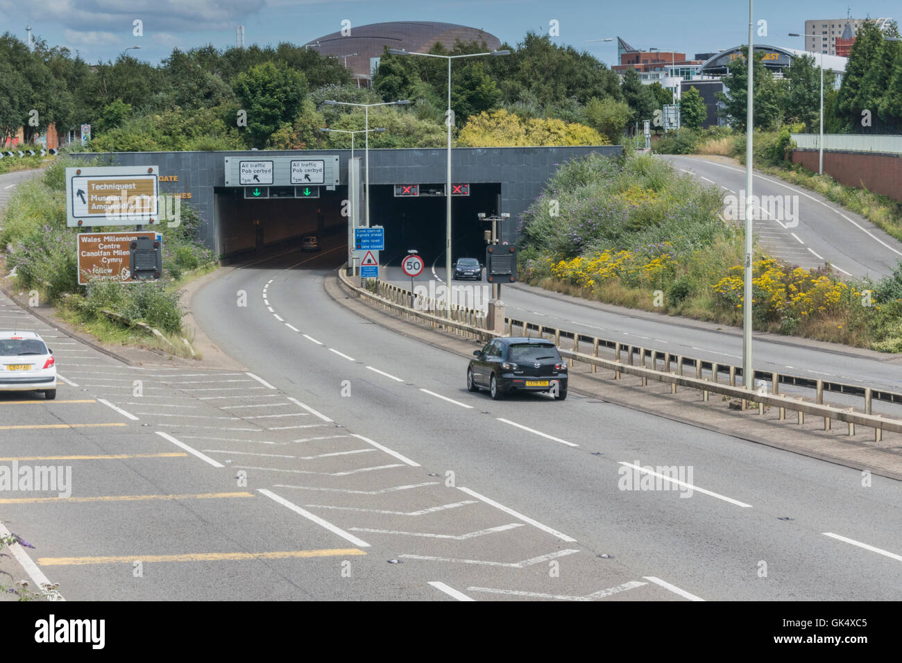 Cardiff tunnels hi-res stock photography and images - Alamy