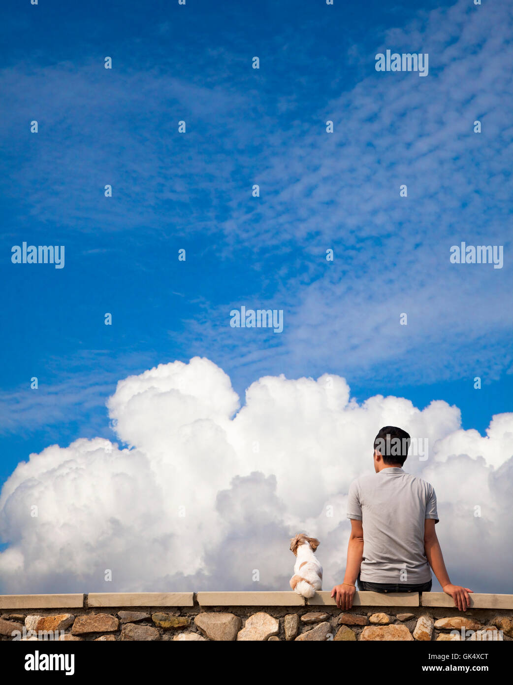 blue humans human beings Stock Photo - Alamy