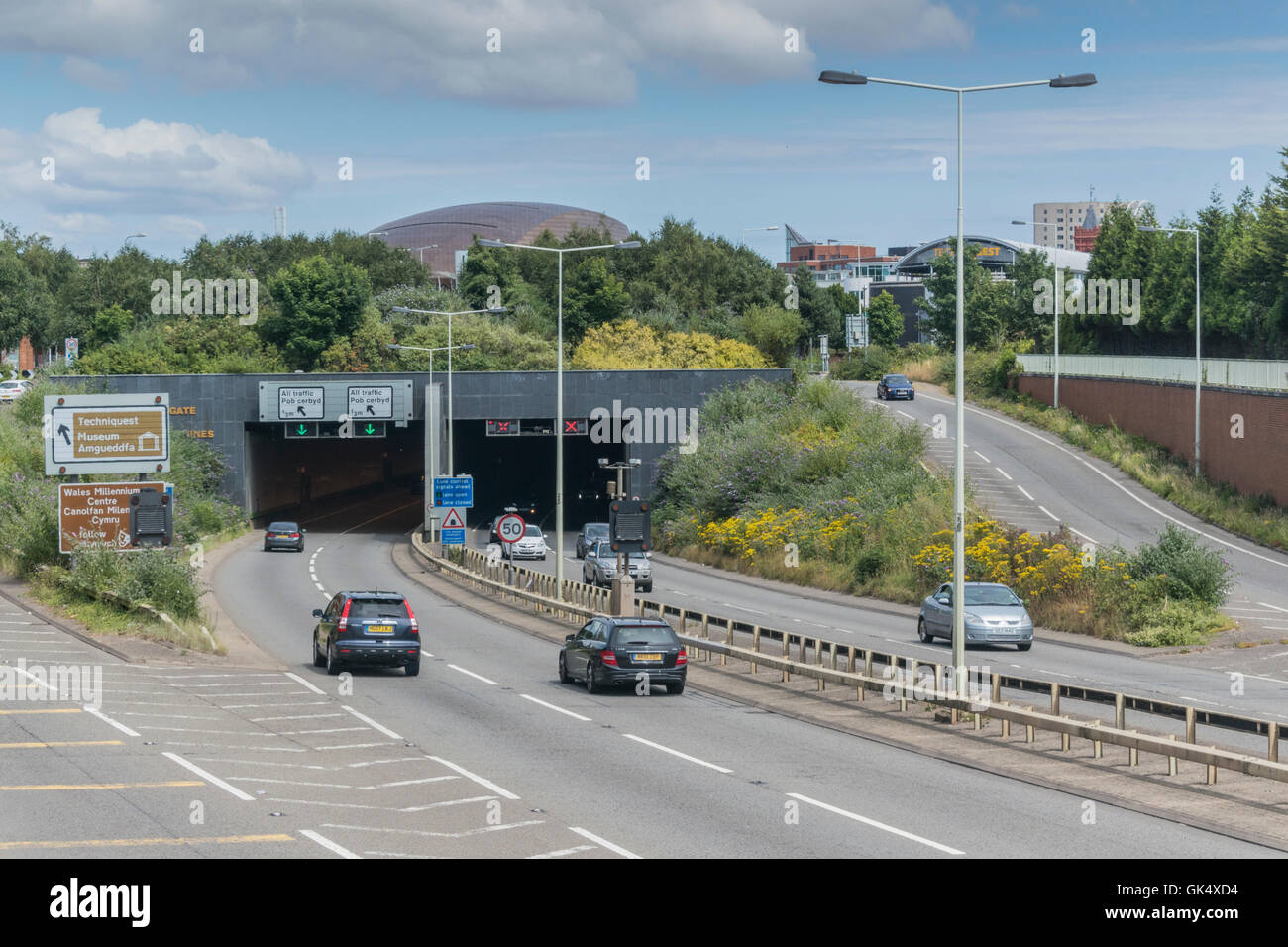 Cardiff tunnels hi-res stock photography and images - Alamy