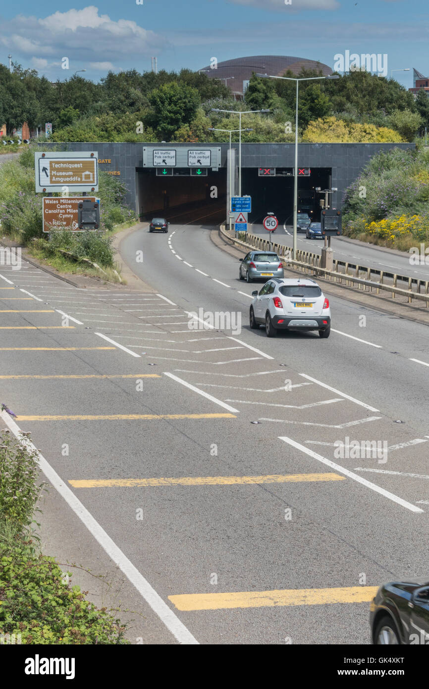 Cardiff tunnels hi-res stock photography and images - Alamy
