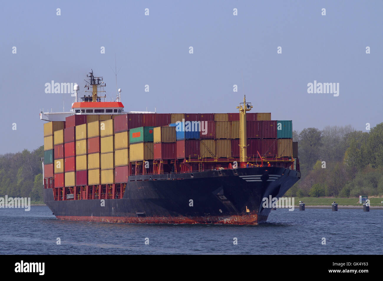 German container ship hi-res stock photography and images - Alamy