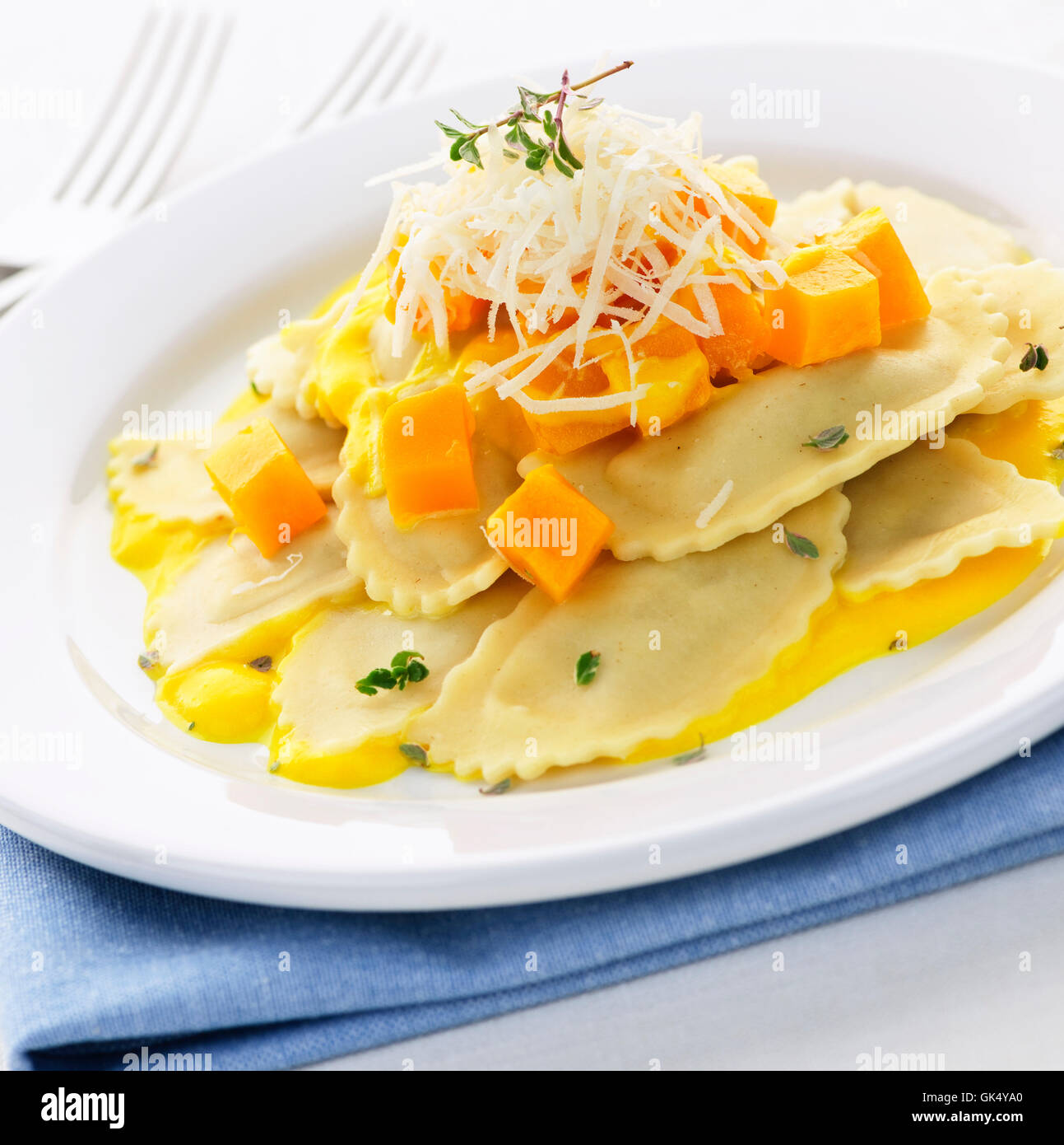Mezzaluna Ravioli With Five Cheese Marinara