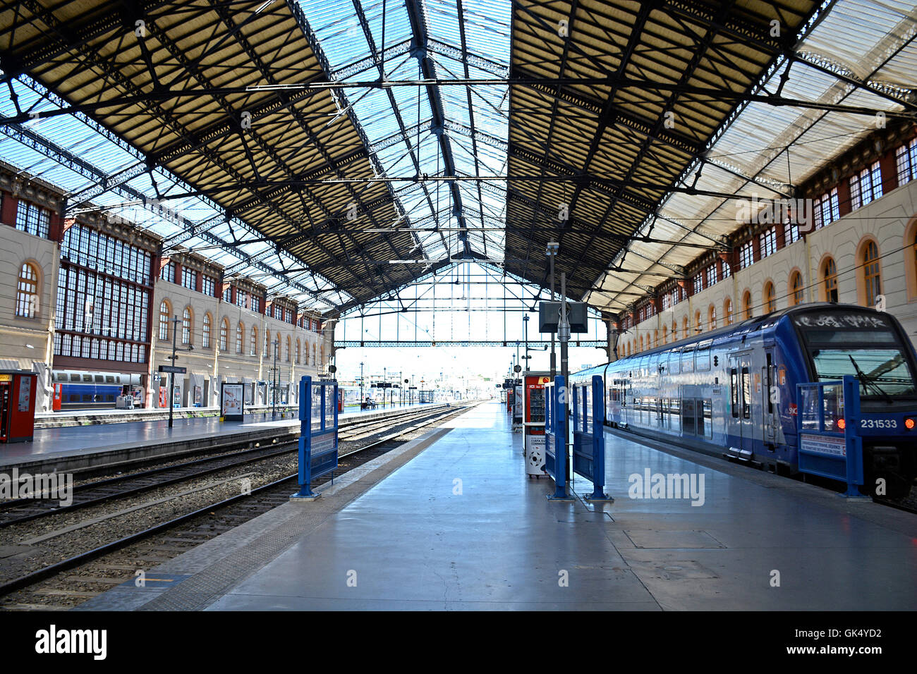 Marseilles train station hi-res stock photography and images - Alamy
