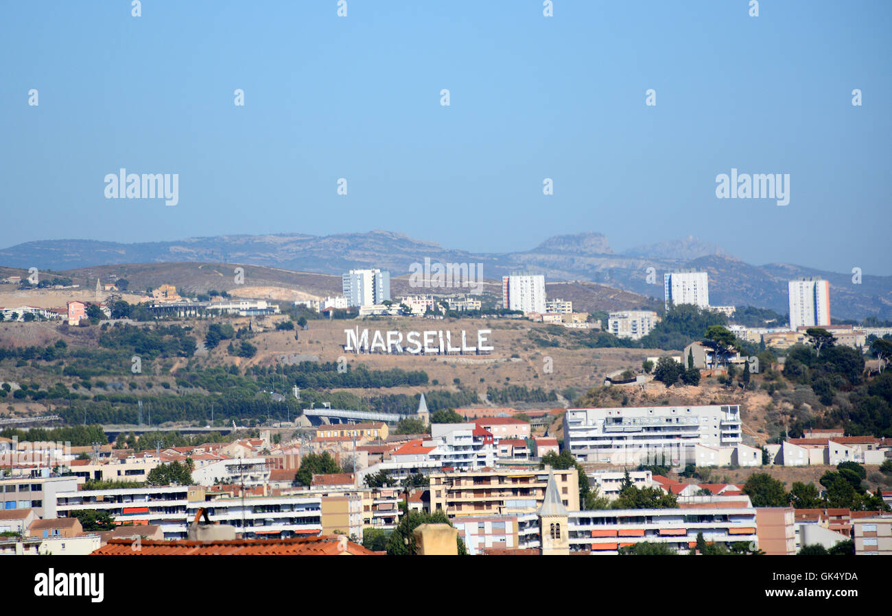 Sign letters marseille hi-res stock photography and images - Alamy