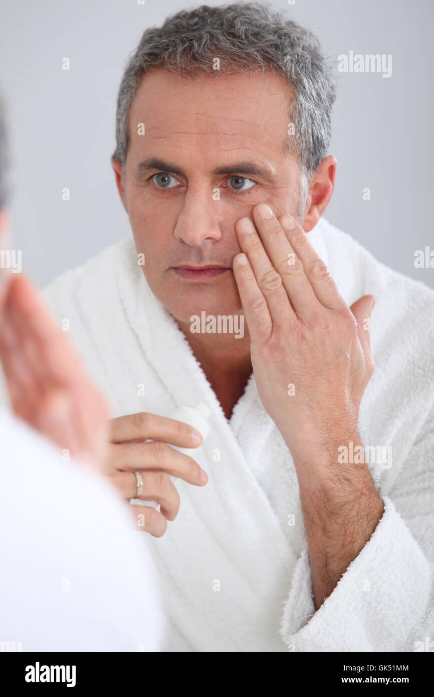 male masculine face Stock Photo - Alamy