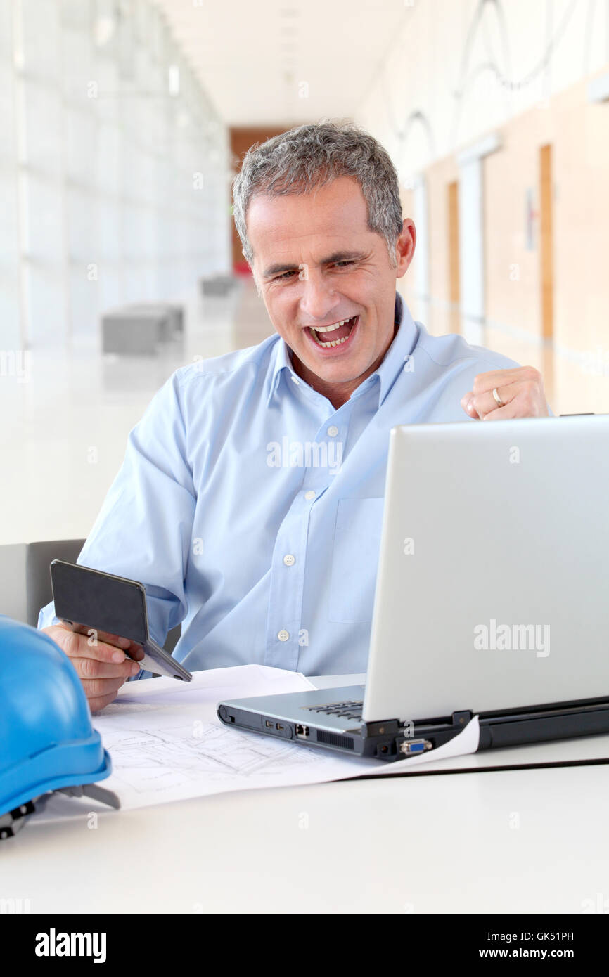 office desk model Stock Photo - Alamy
