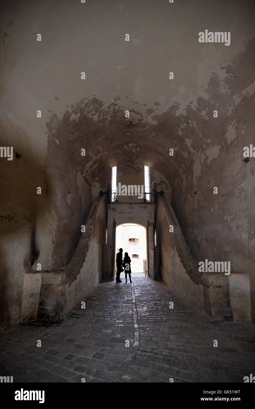 Ancient entrance in the citadel Stock Photo - Alamy