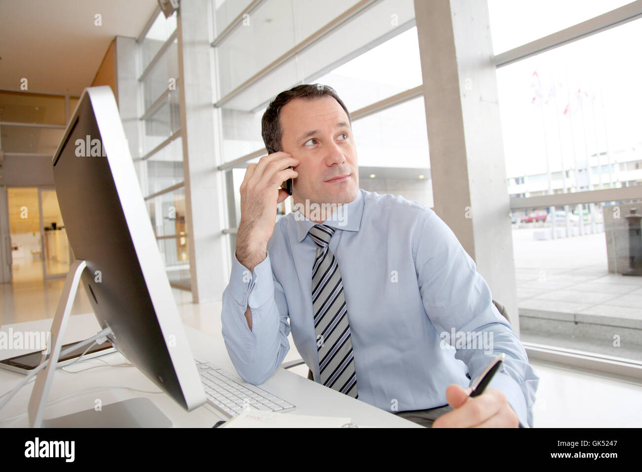 conversation telephone phone Stock Photo - Alamy