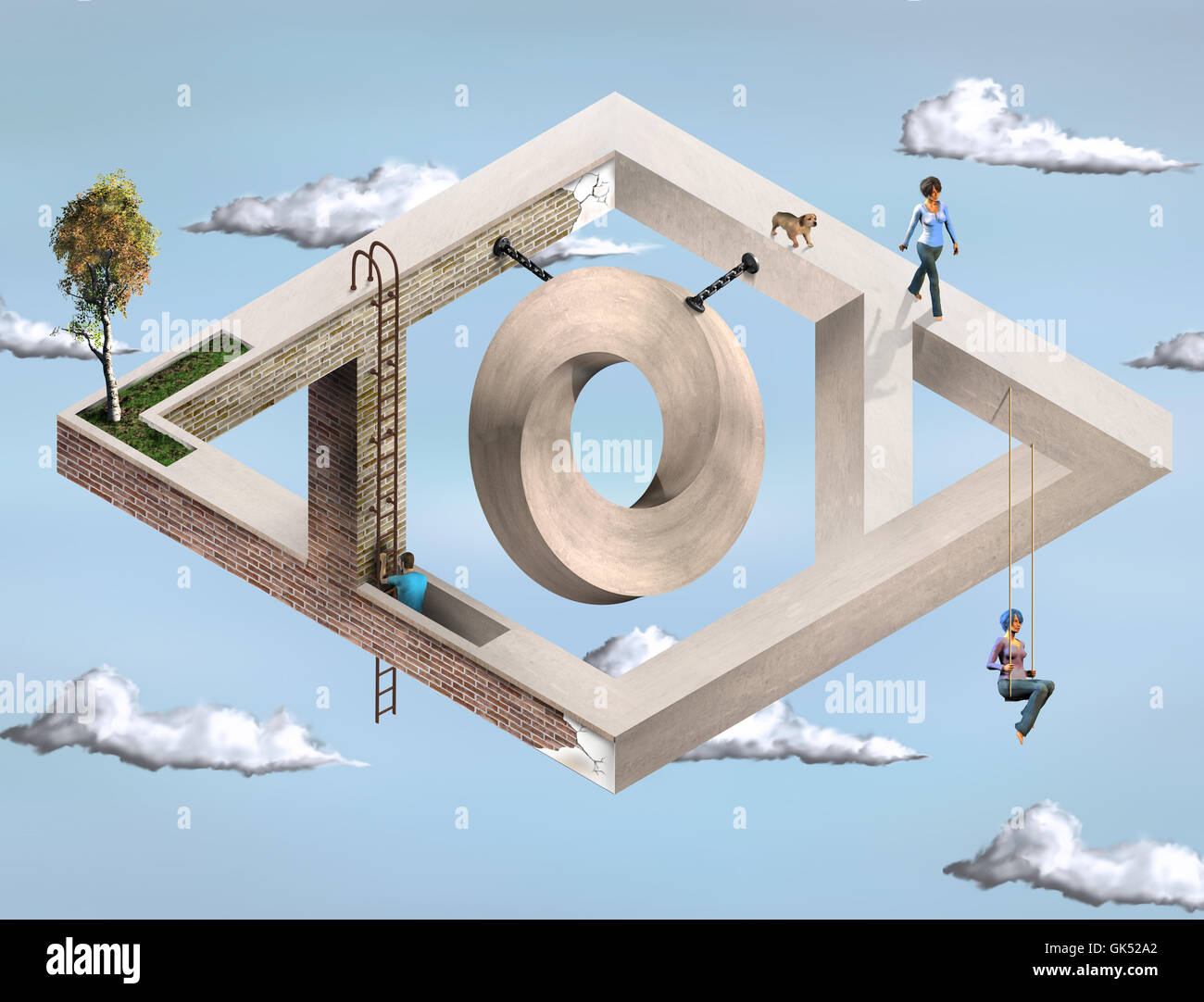 style of construction architecture architectural style Stock Photo - Alamy