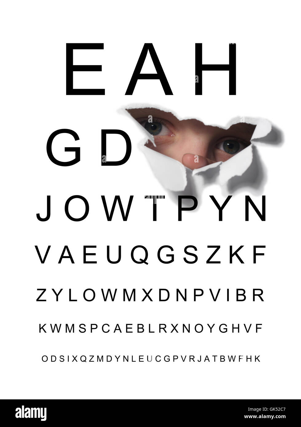 Vision test hi-res stock photography and images - Alamy