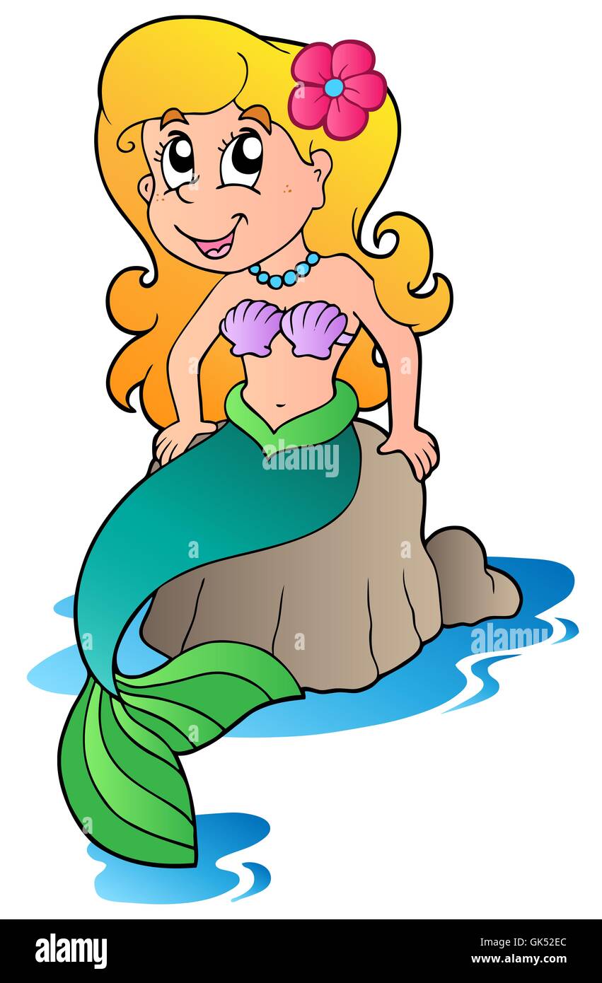 Sea woman fantasy art Cut Out Stock Images & Pictures - Alamy