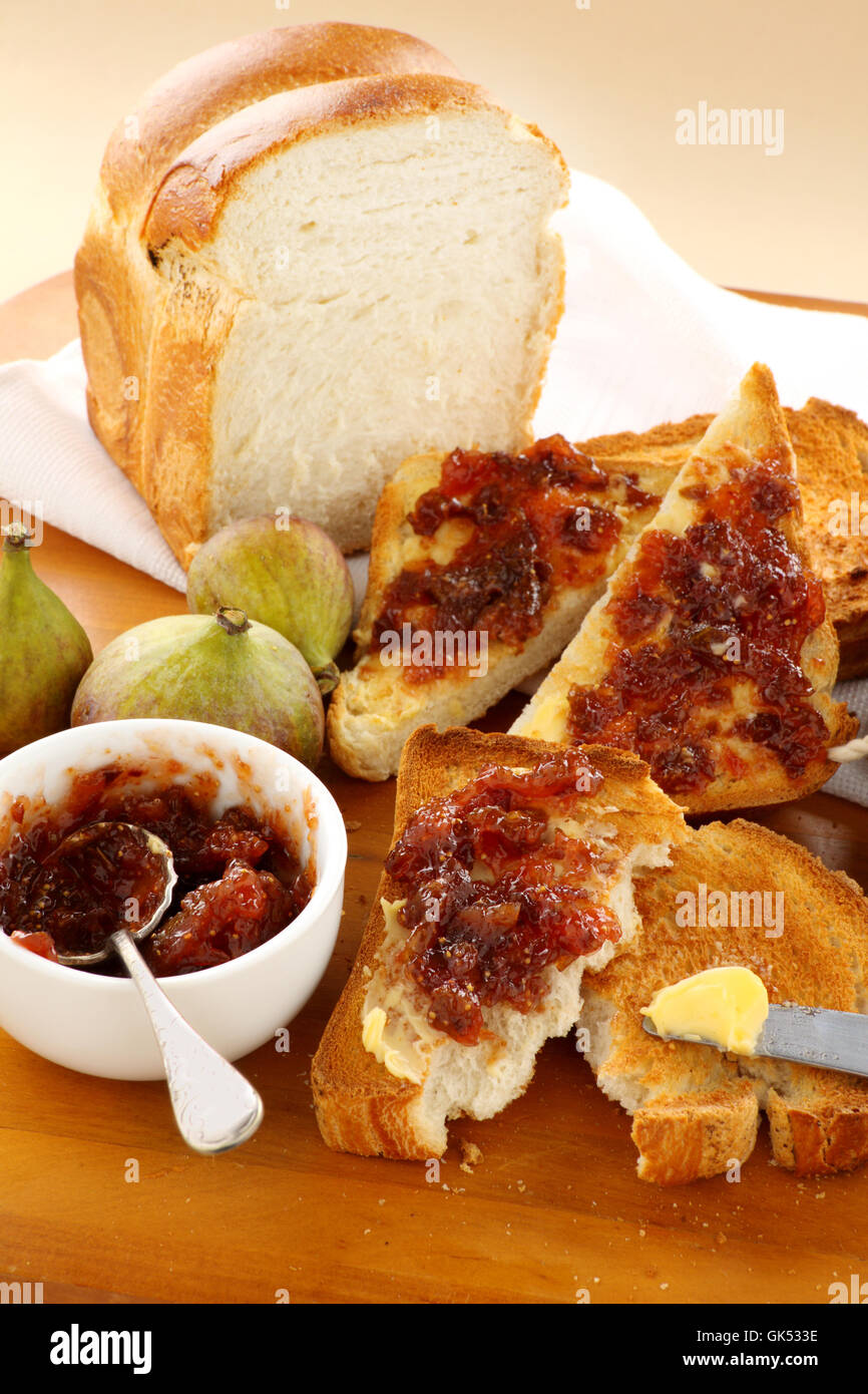 bread figs sandwiches Stock Photo - Alamy