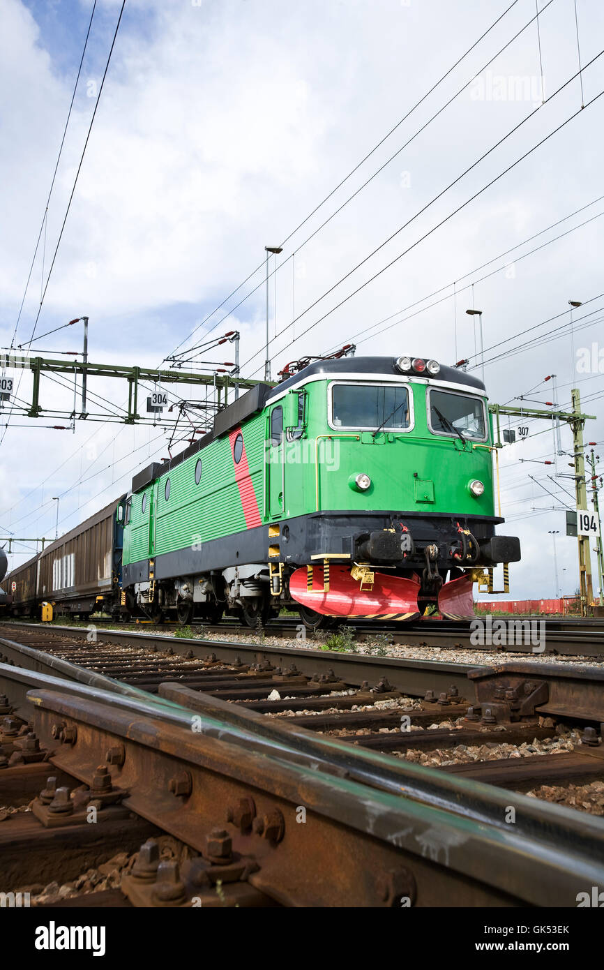 railway locomotive train Stock Photo - Alamy