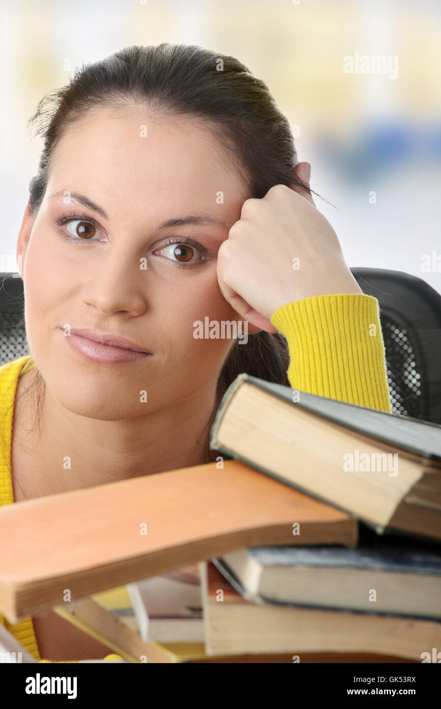 woman study beautiful Stock Photo - Alamy