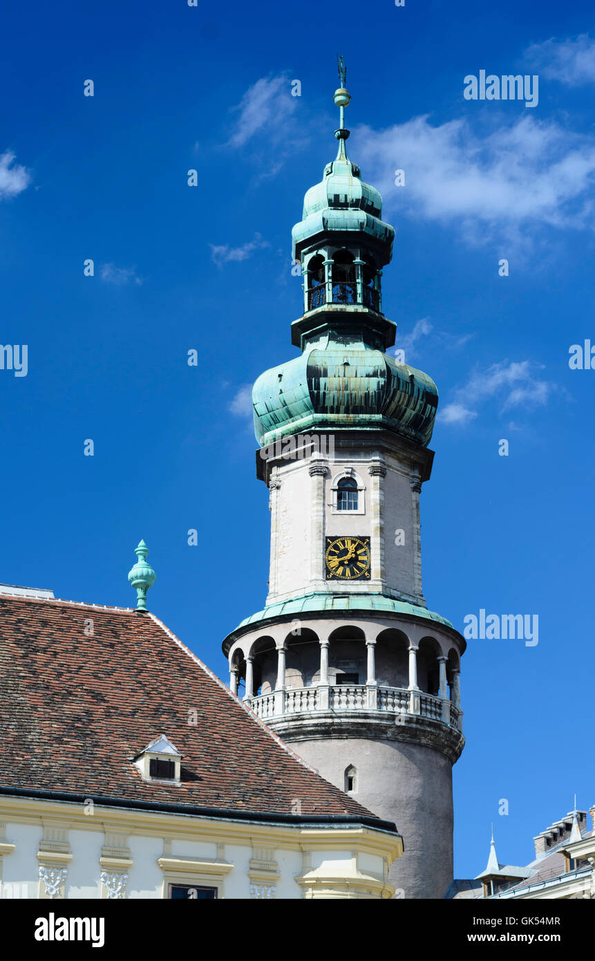 Sopron (Ödenburg): Fire Tower, Hungary, Györ-Moson-Sopron Stock Photo ...