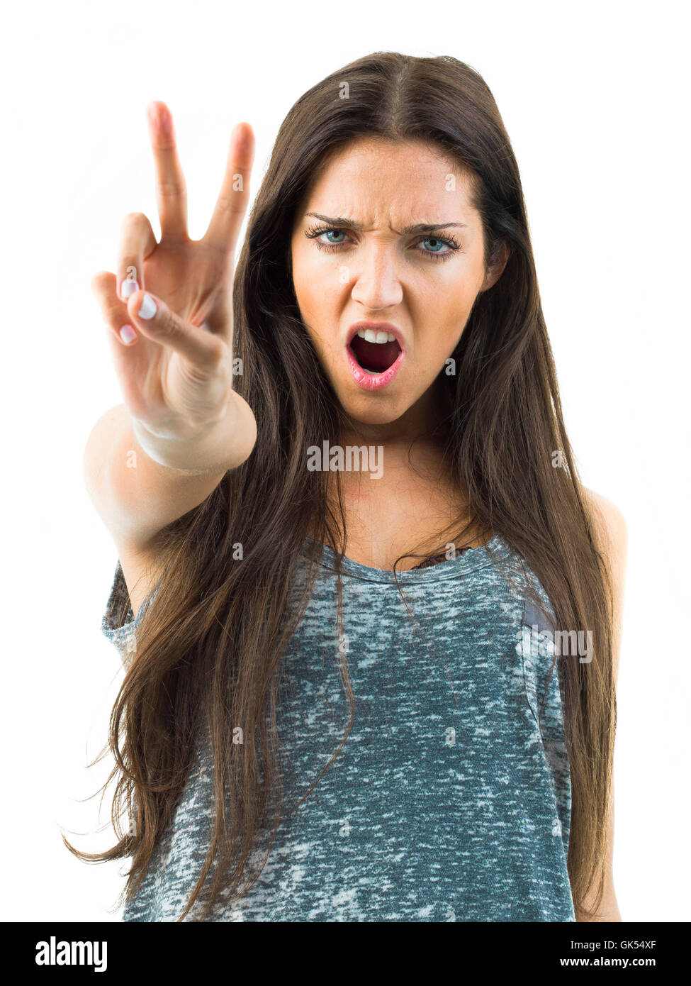 real young woman winner Stock Photo - Alamy