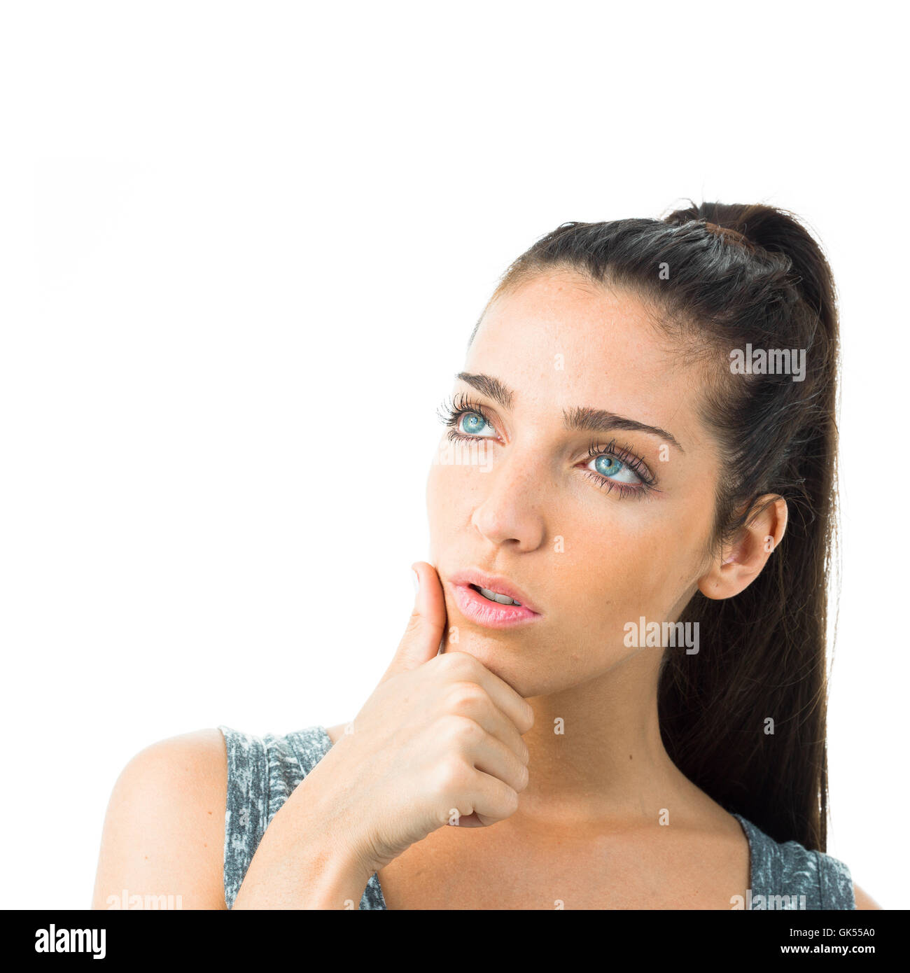 Concentrated face hi-res stock photography and images - Alamy