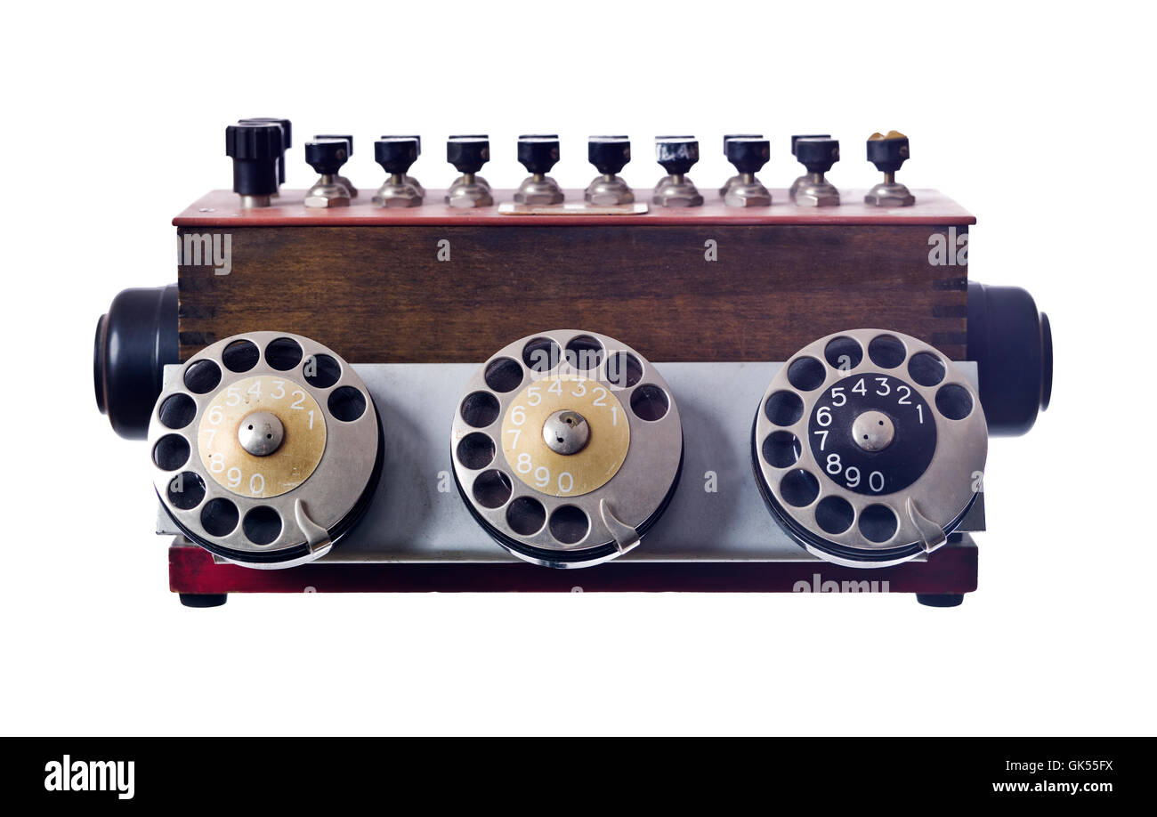 telephone phone isolated Stock Photo - Alamy