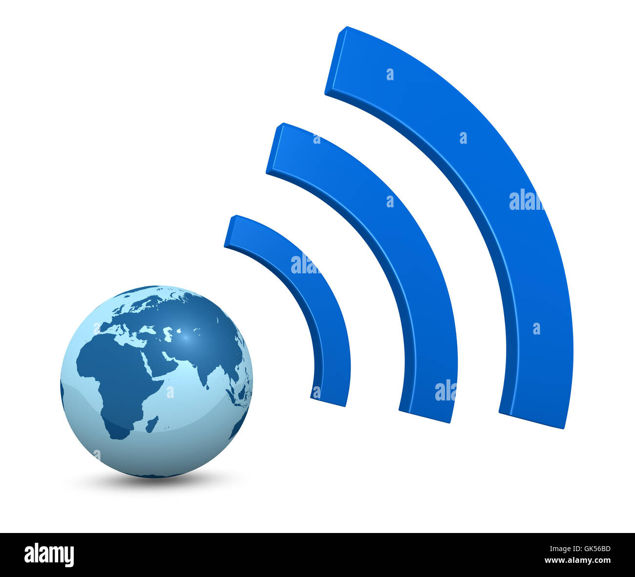 News background blue world map Cut Out Stock Images & Pictures - Alamy