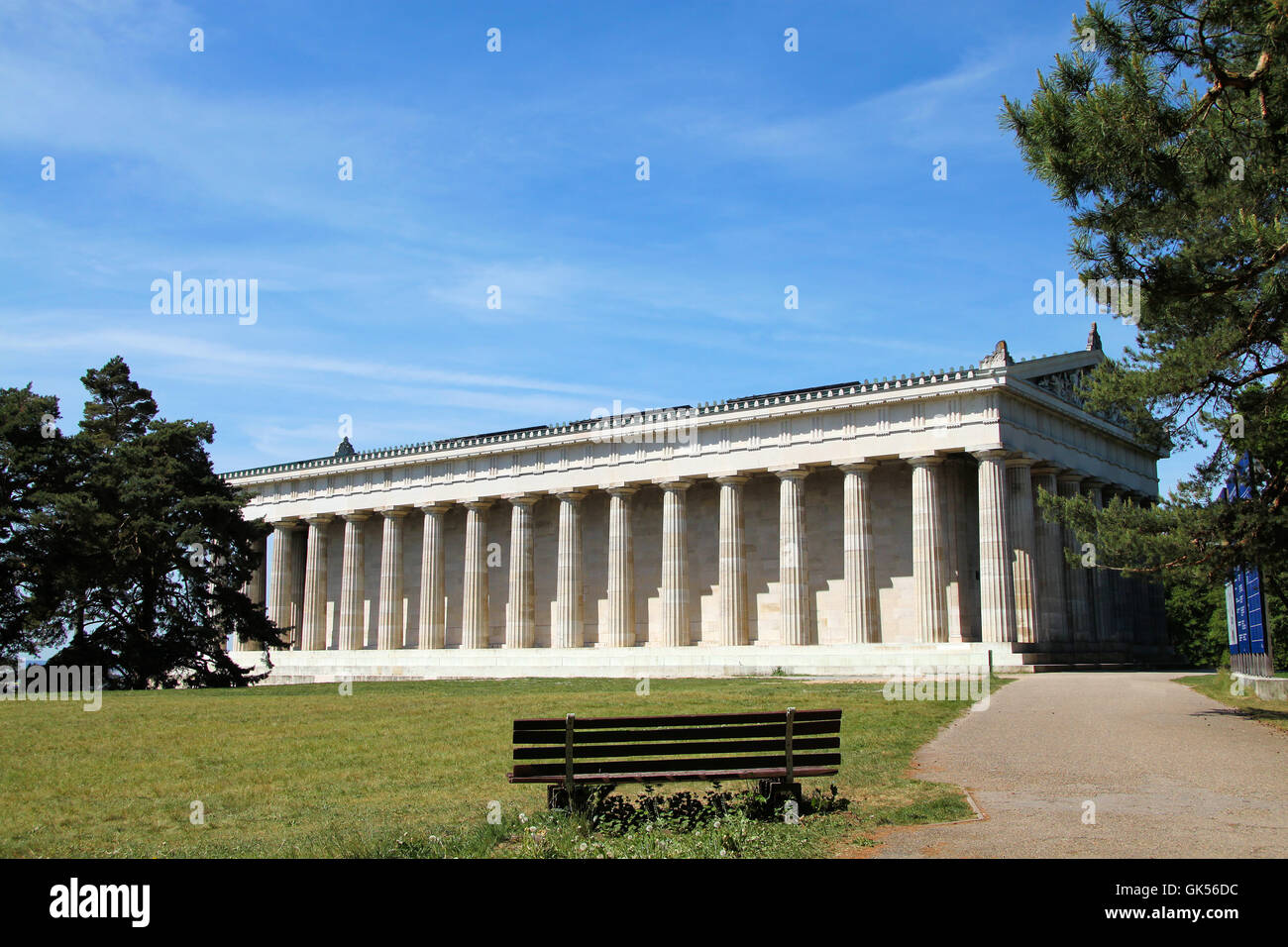 temple greek bavaria Stock Photo - Alamy