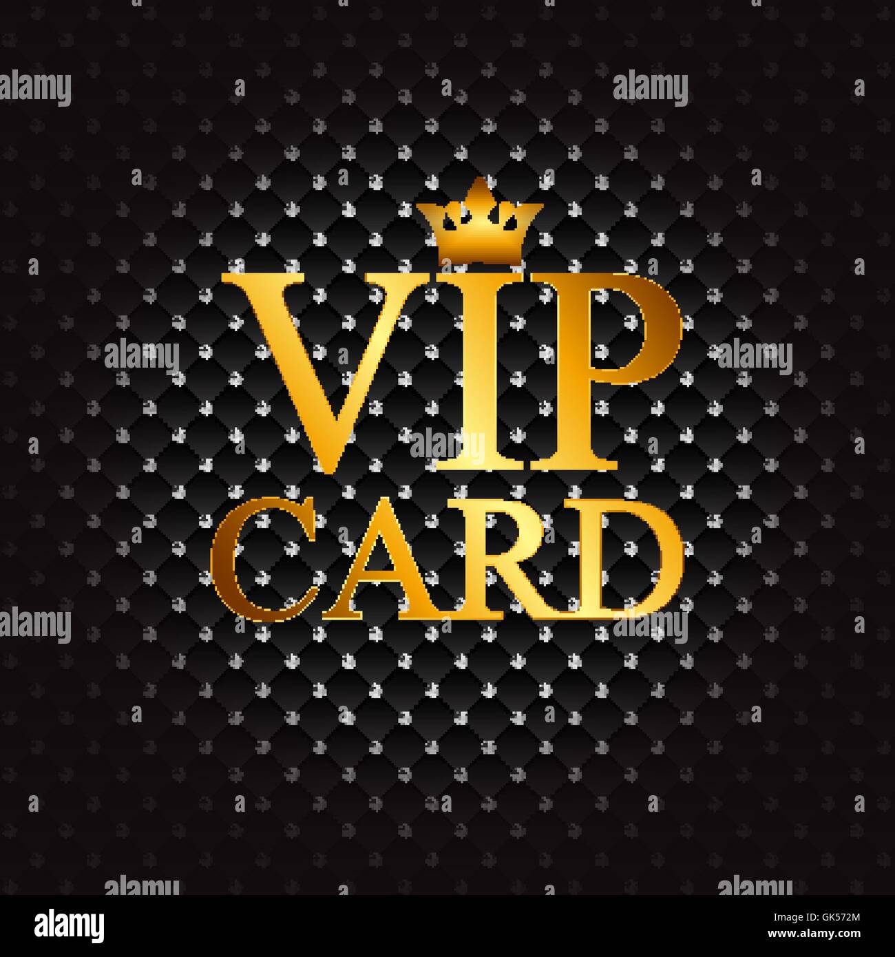 Elegant Dark VIP Card Vector Illustration Stock Vector Image & Art - Alamy