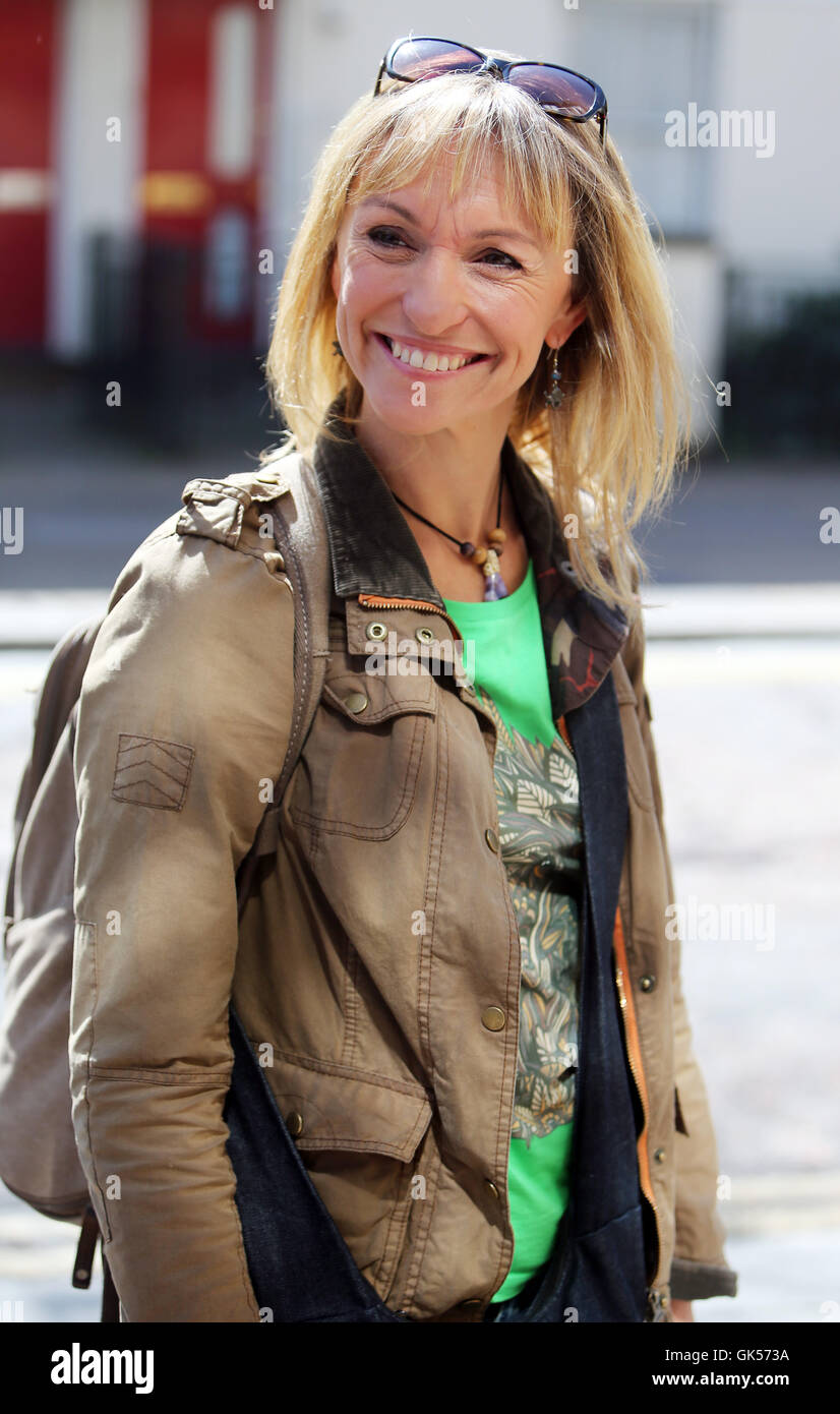 Michaela Strachan outside ITV Studios Featuring: Michaela Strachan ...