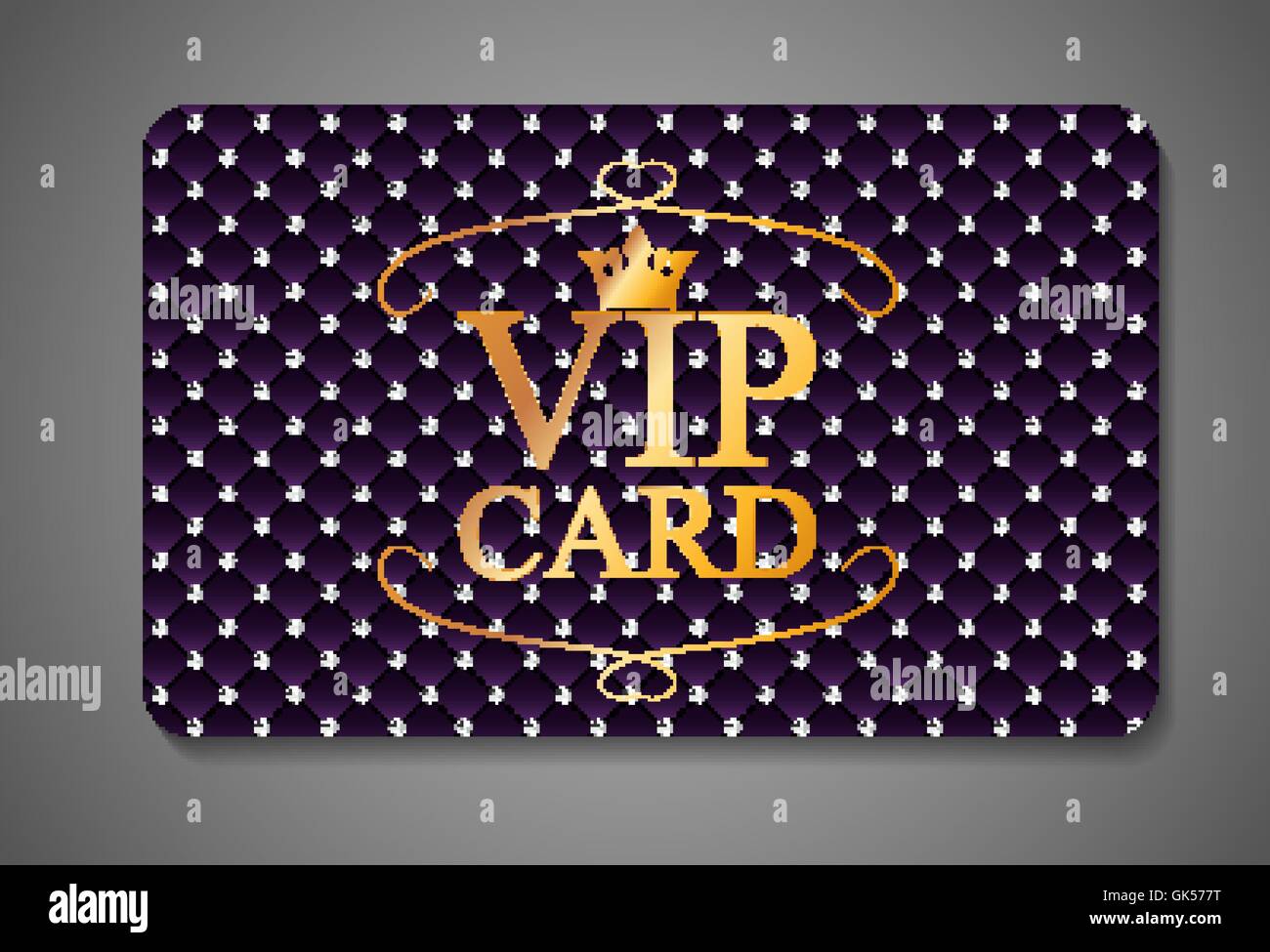 Elegant Dark VIP Card Vector Illustration Stock Vector Image & Art - Alamy