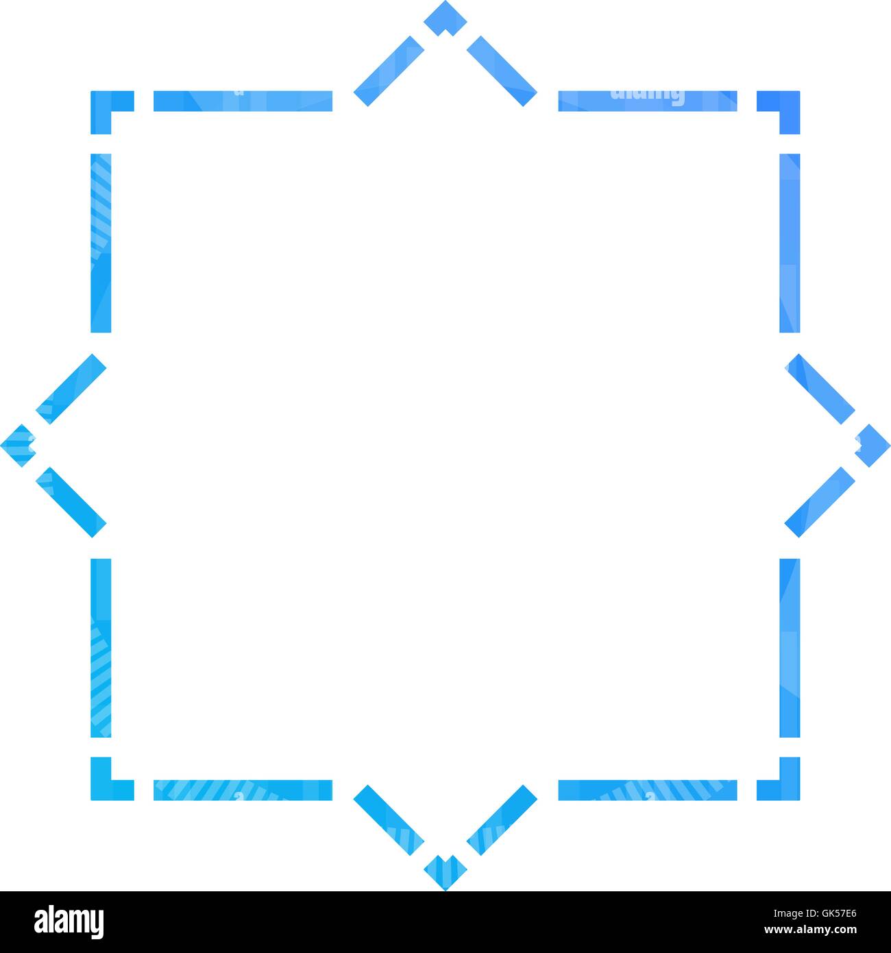 Blue Decorative frame Stock Vector Image & Art - Alamy