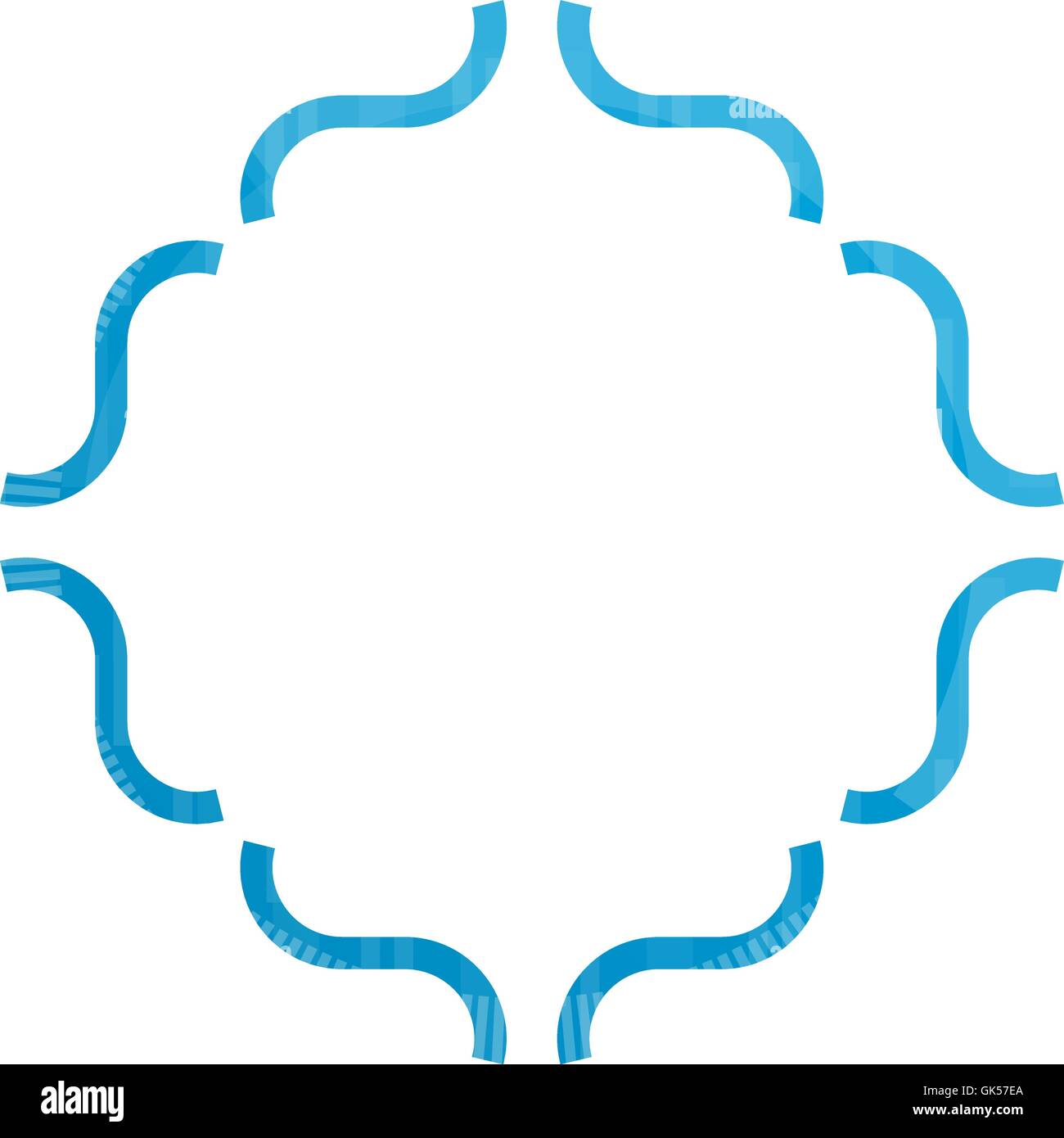 Blue Decorative frame Stock Vector Image & Art - Alamy