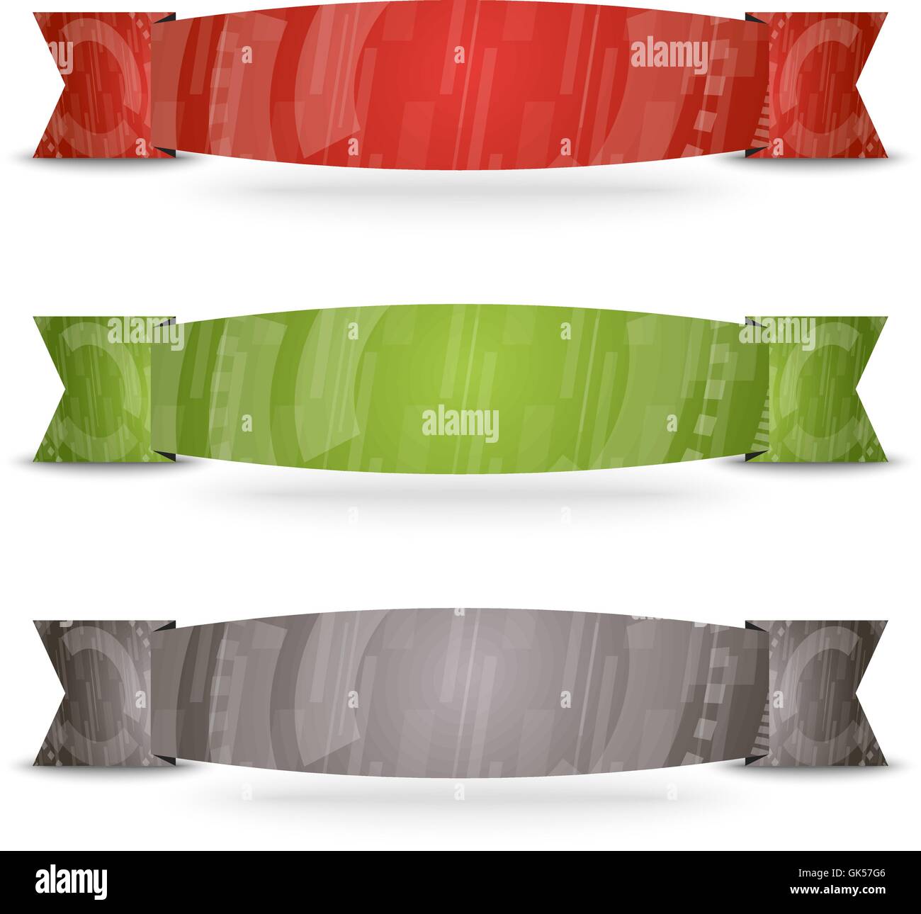 Color ribbon set Stock Vector Image & Art - Alamy