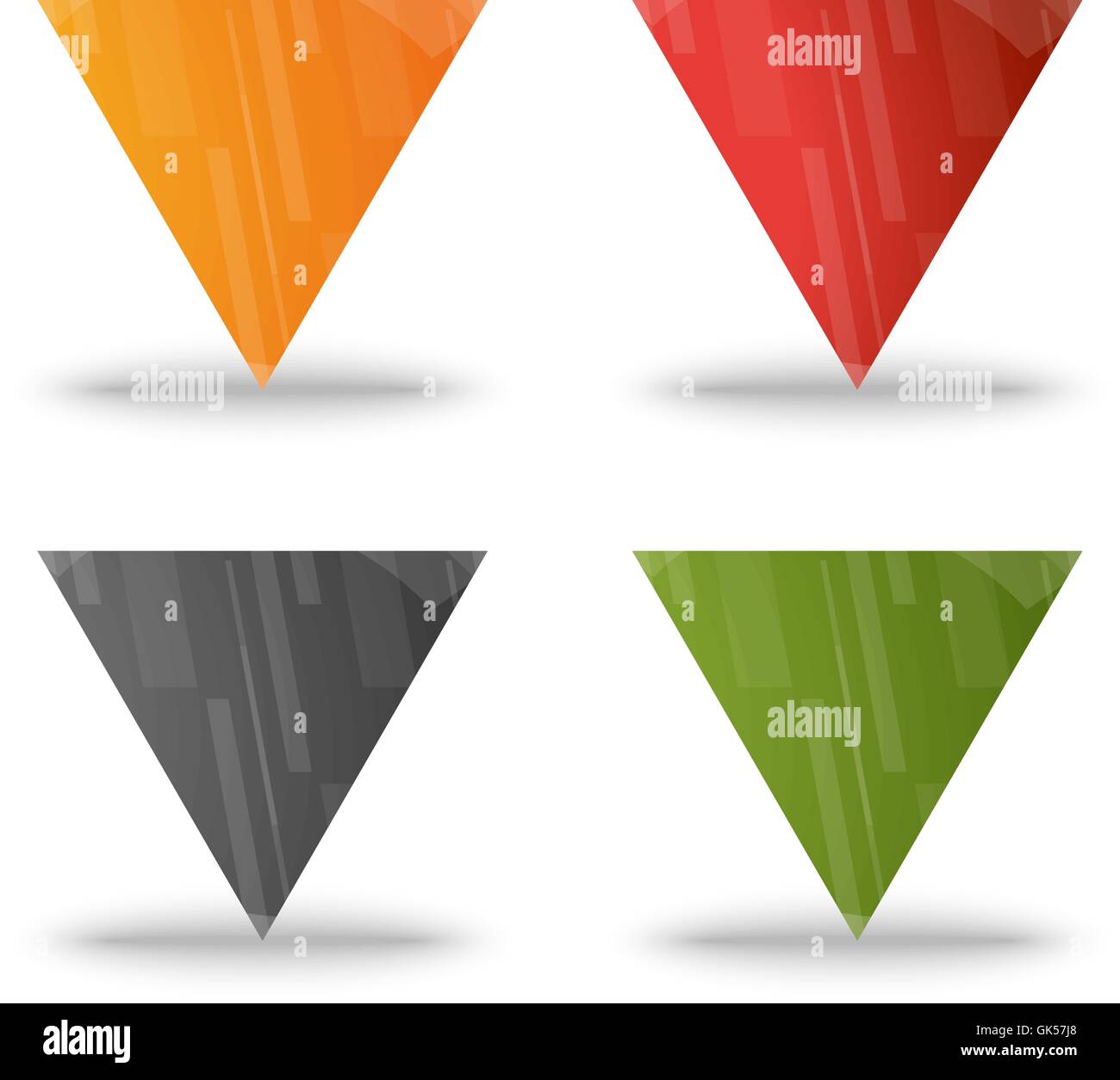 Design triangle logo element Stock Vector Image & Art - Alamy