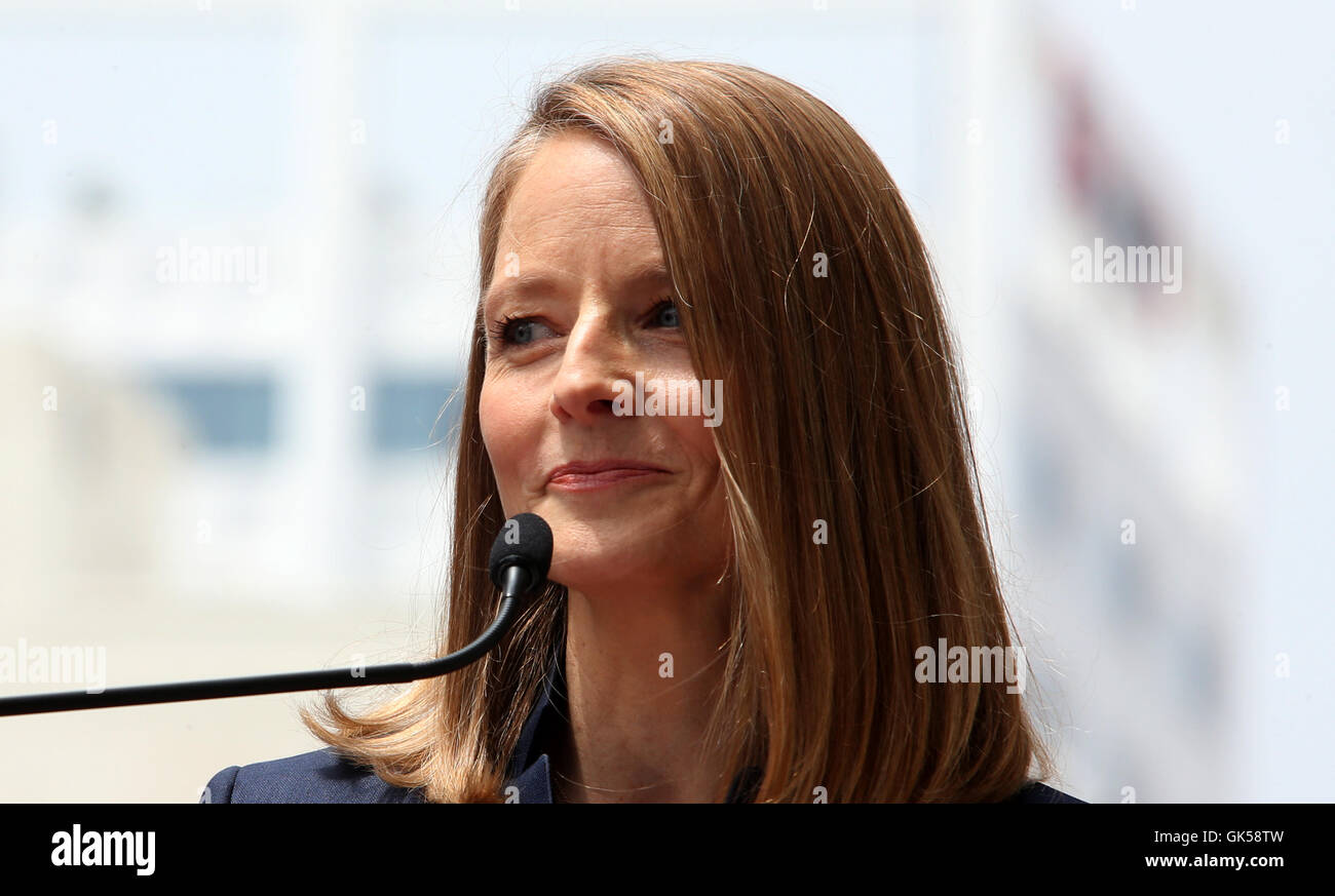 Jodie Foster honoured with star on the Hollywood Walk Of Fame Featuring ...