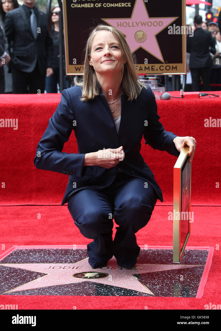 Jodie Foster honoured with star on the Hollywood Walk Of Fame Featuring ...